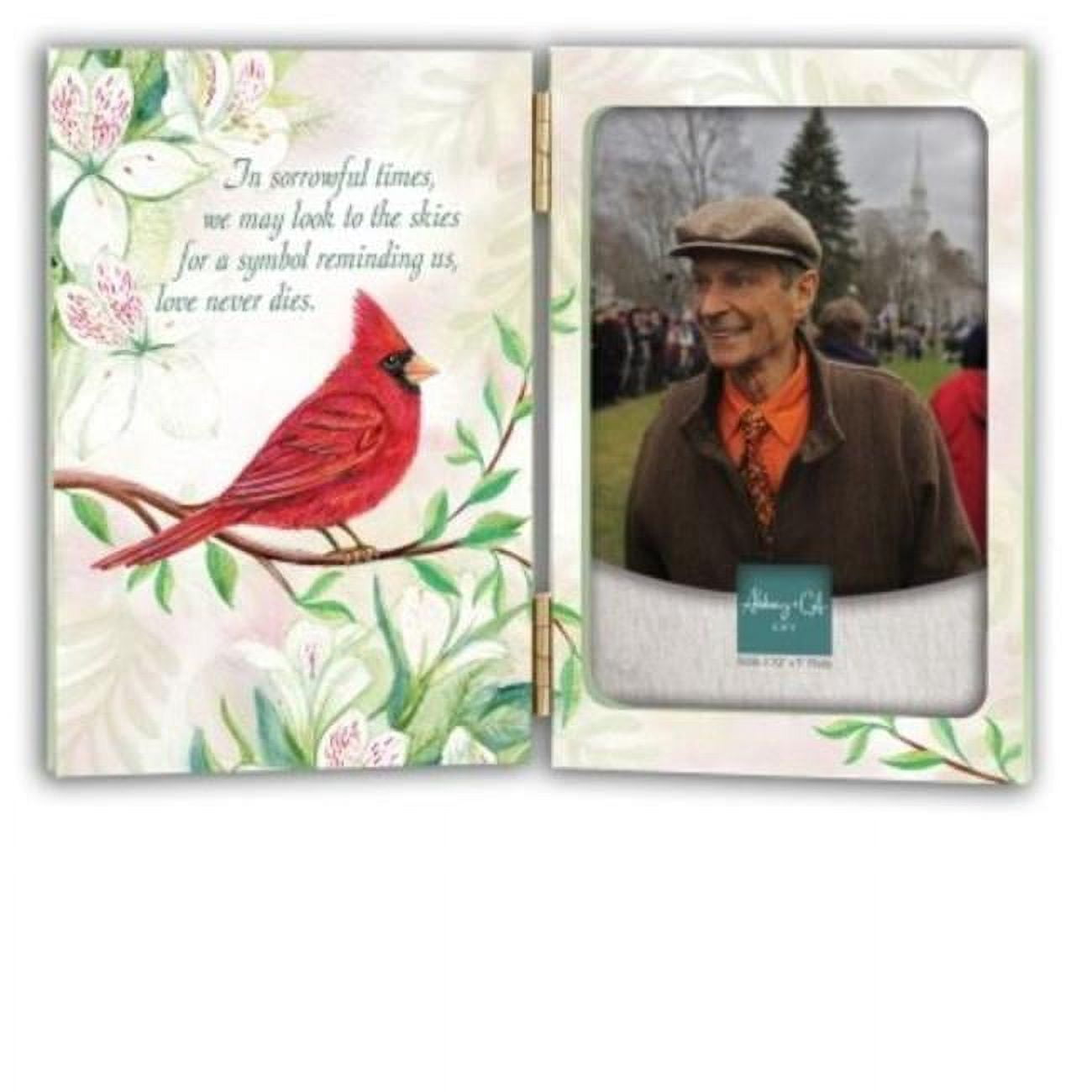 Cardinal Memoral Hinged Photo Frame with Engraving Plate - Walmart.com