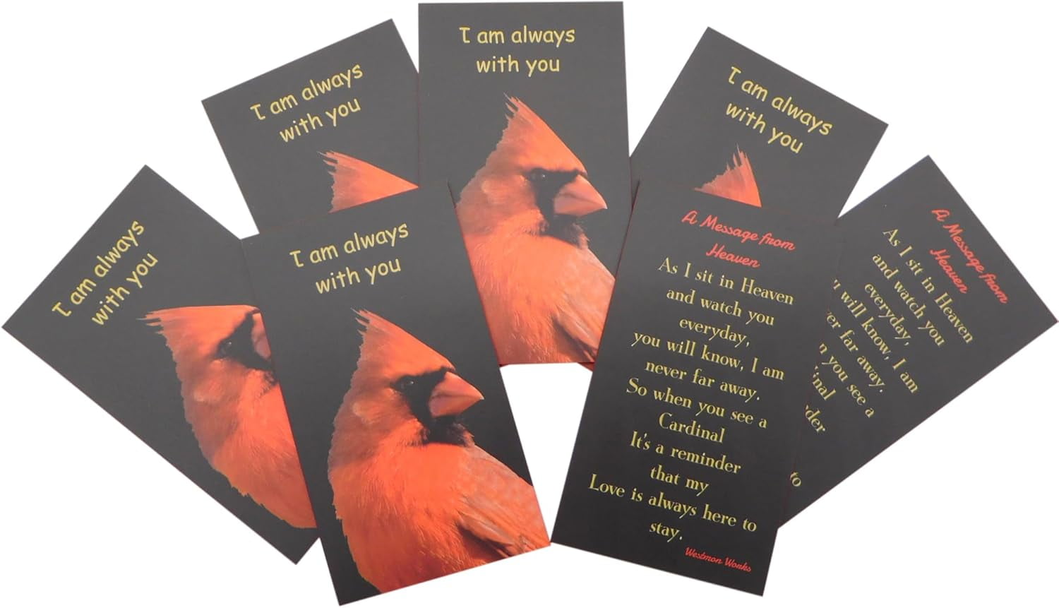 Cardinal Memorial Prayer Cards with Messages from Heaven Made in the ...