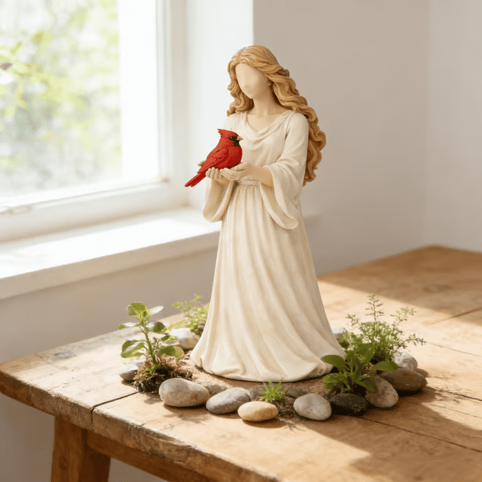 Cardinal Memorial of Love and Serenity Statue - Valentine's Day ...