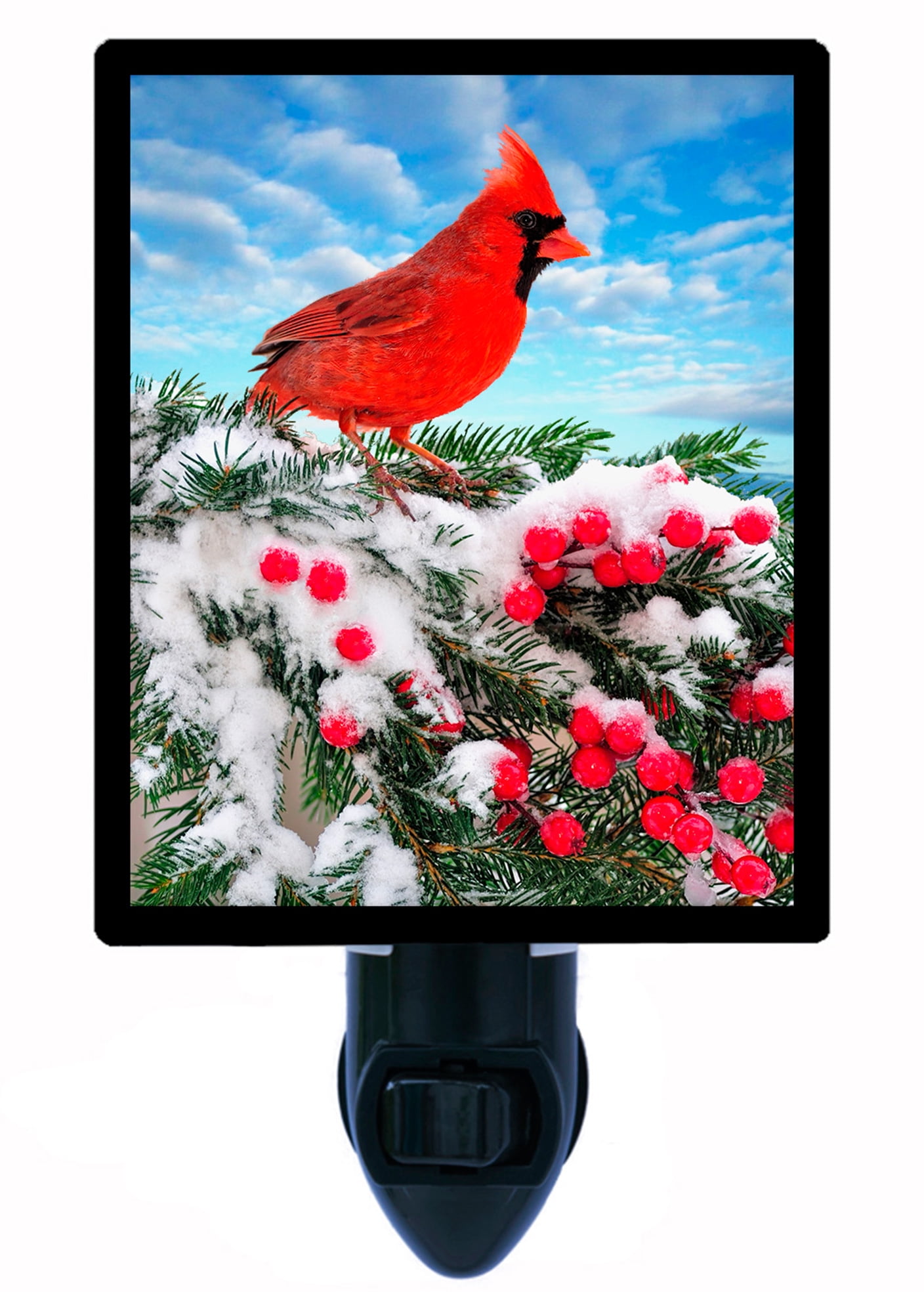 Cardinal Night Light Plus Extra Free Switchable Insert. 4 Watt Bulb ...