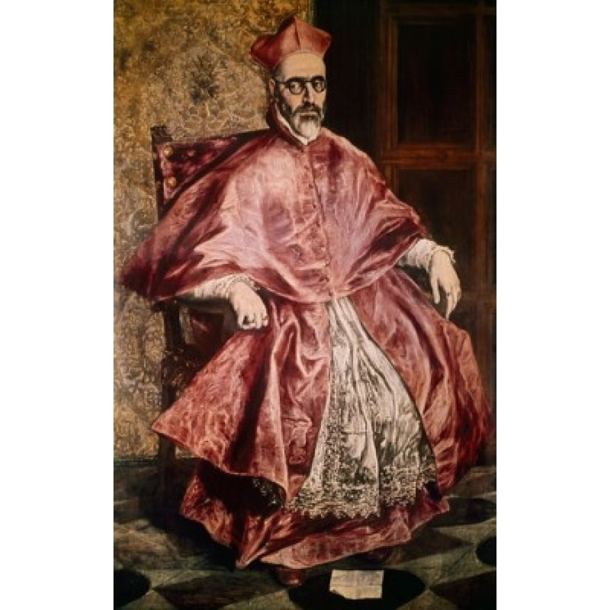 Cardinal Nino de Guevara S 1596 Greco El Oil on Canvas Metropolitan ...