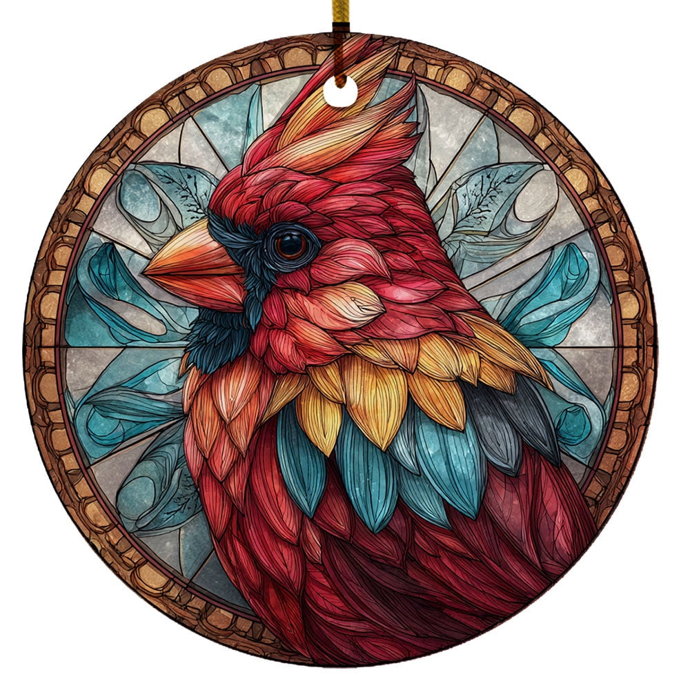 Cardinal Ornament, 2025 Bird Christmas Ornament, Artistic Ceramic Tree ...