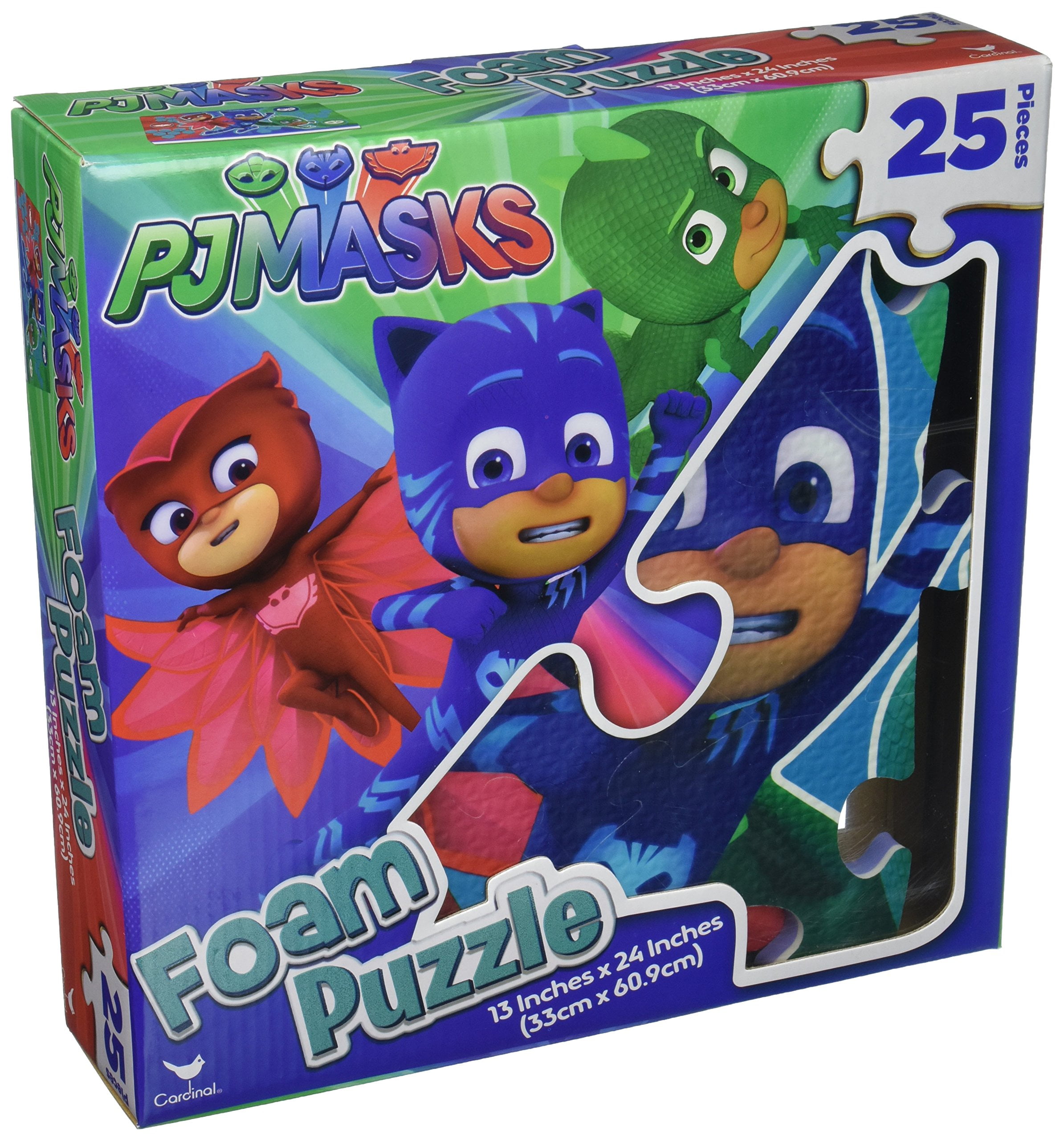 Cardinal PJ Masks Foam STF9 Puzzle Mat 25 Pieces, Multi, Medium ...