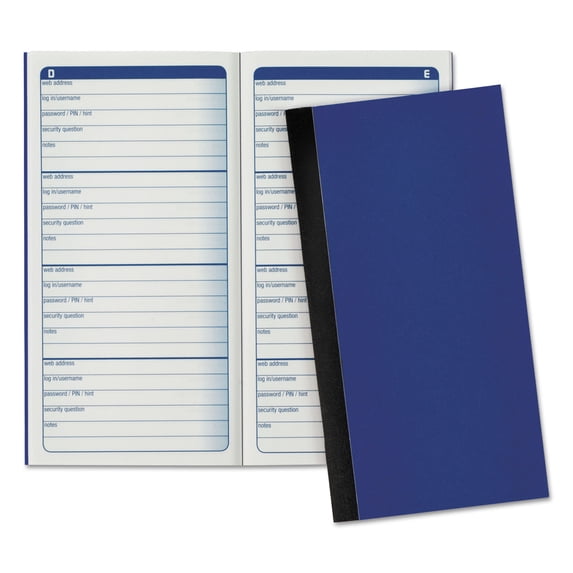 Cardinal Small Notebook Keeper, Password Journal, Internet Organizer, 3 ...