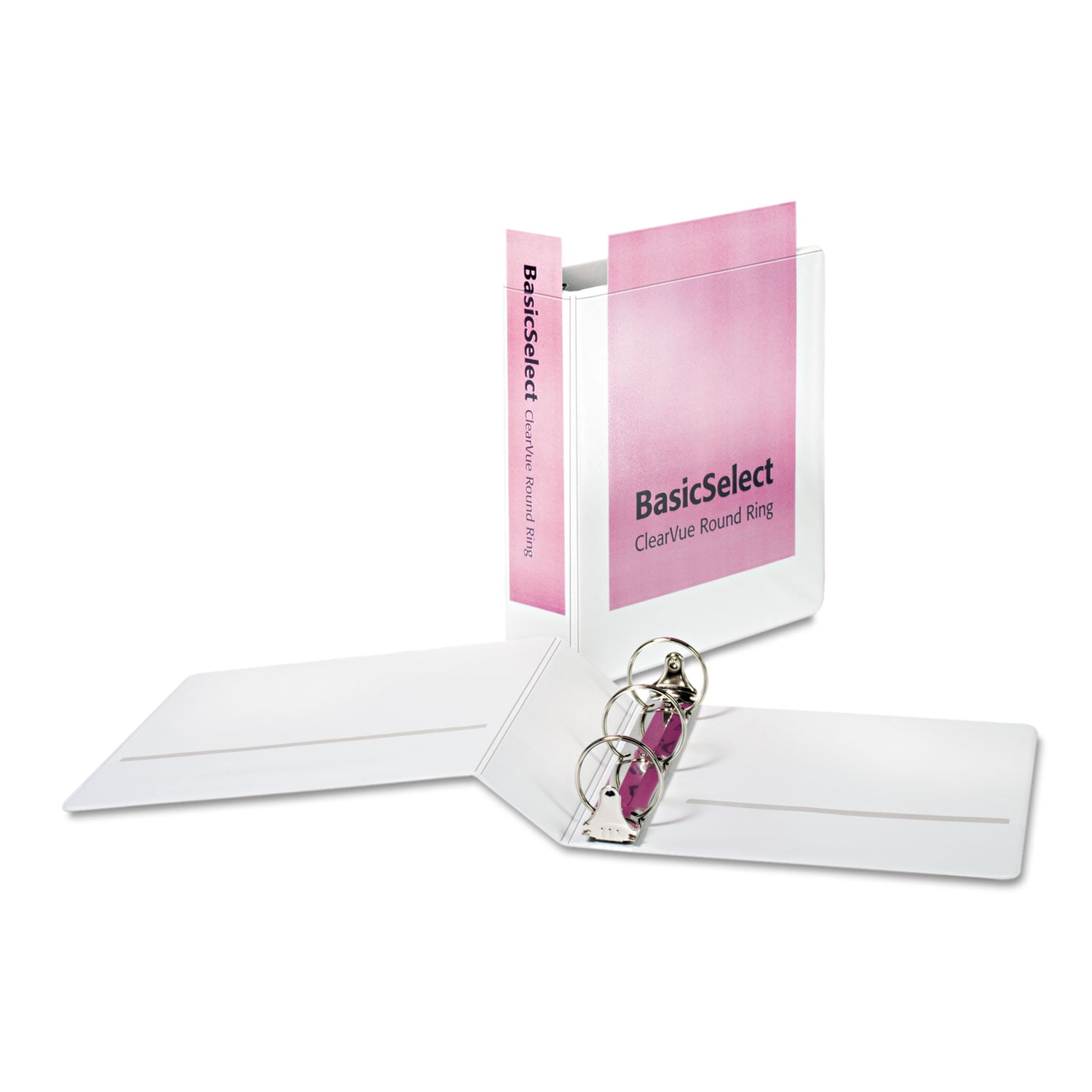 Cardinal Select Non-Stick ClearVue™ Round Ring Binder - Walmart.com