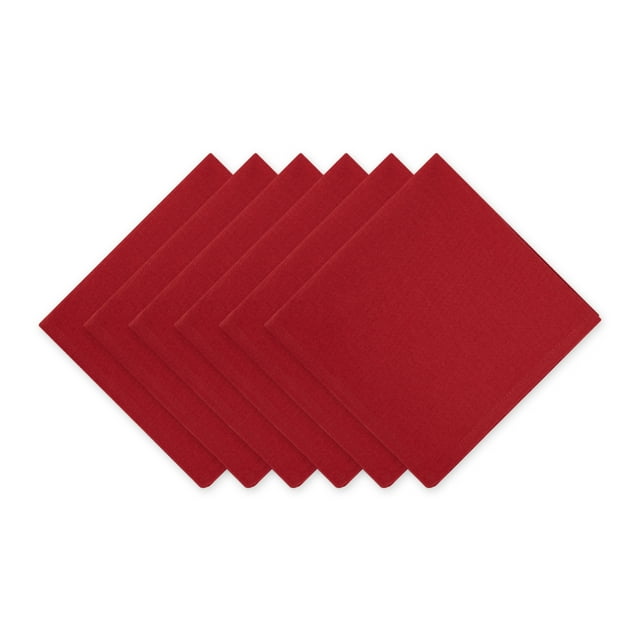 Cardinal Red Napkin (Set of 6) - Walmart.com