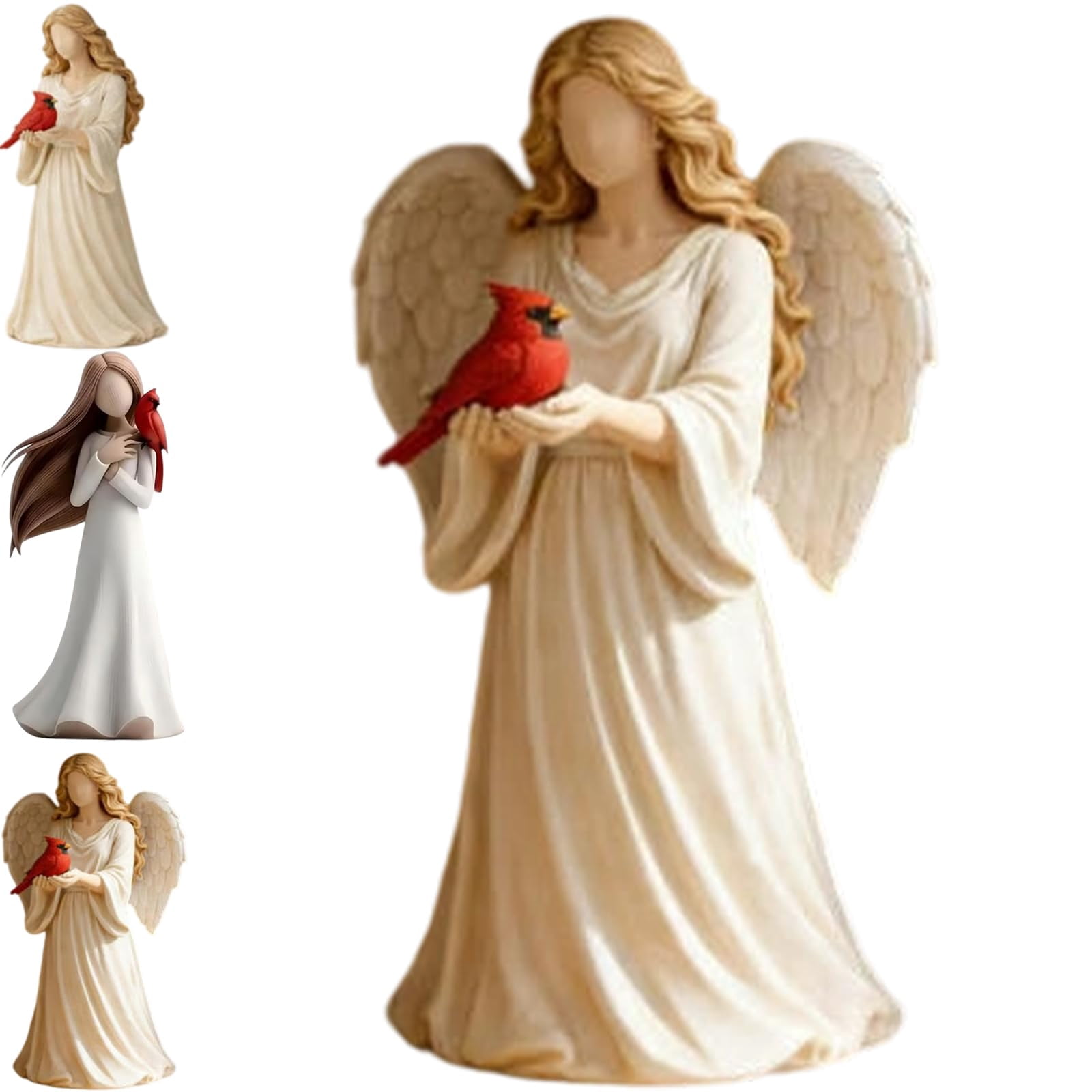 Cardinal Remembrance Love and Serenity Figurine, Cardinals Angel Statue ...