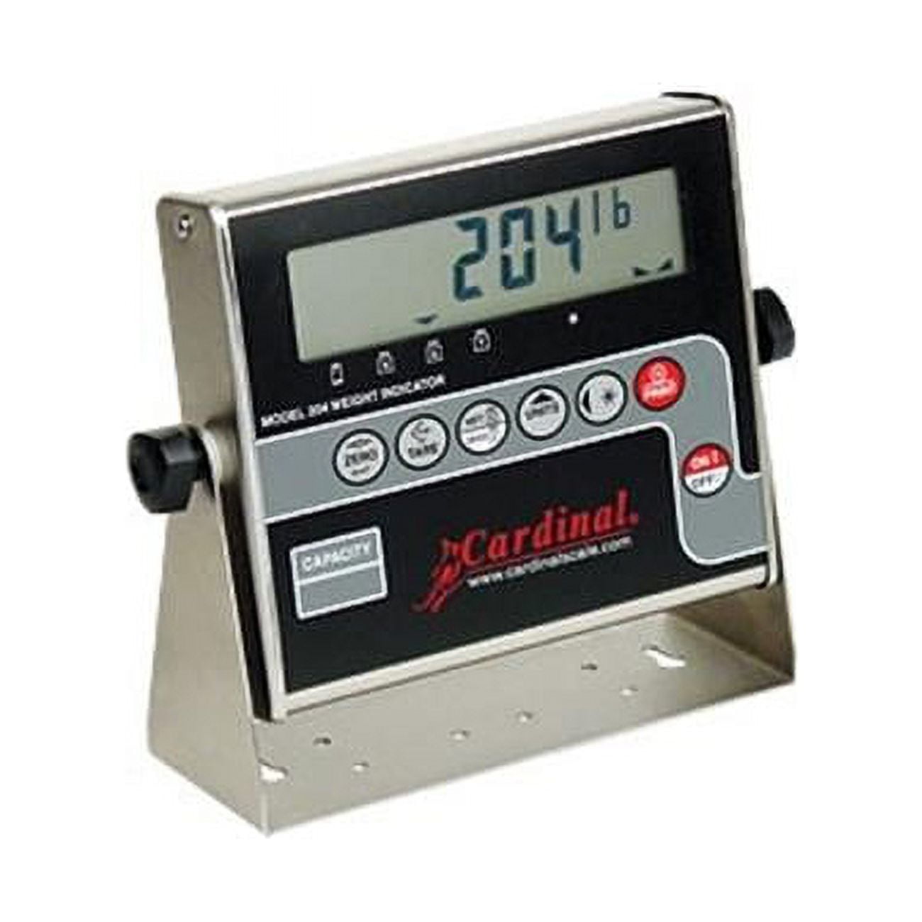 Cardinal Scale-Detecto 204 Lcd Digital Weight Indicator Stainless Steel ...