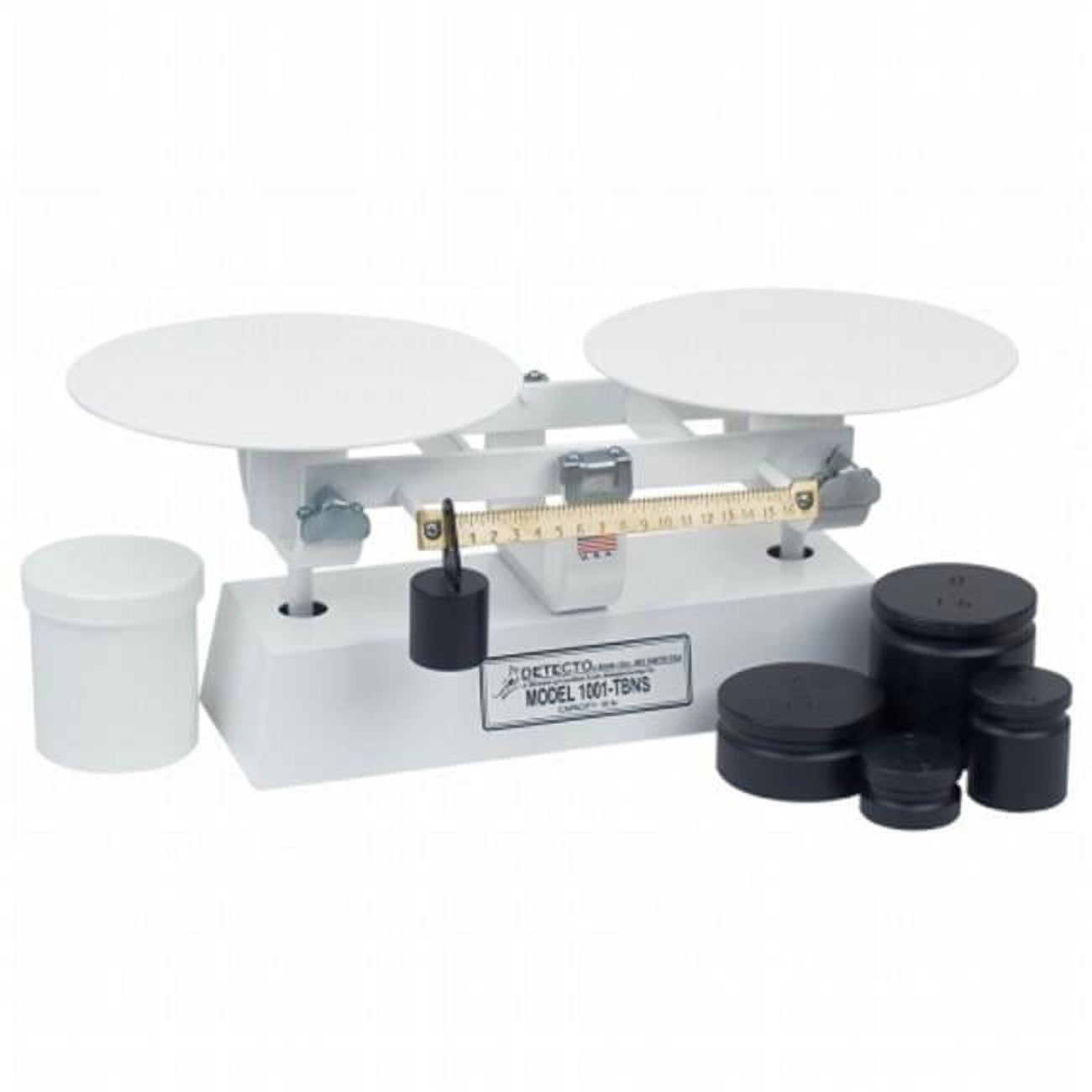 Detecto 1001TBNS Baked Enamel Bakers Dough Scale- Beam Grads - Walmart.com