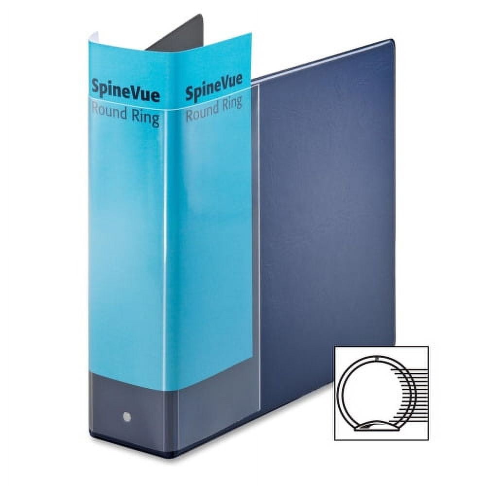 Cardinal Spine Vue Locking Round Ring Binder 3" Binder Capacity ...