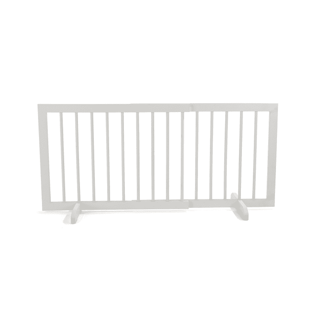 Cardinal Gates Wood Step Over Dog Gate Contain Pets SG - White ...