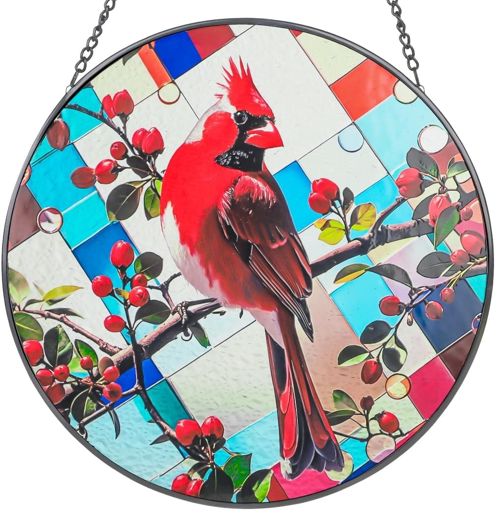 Cardinal Suncatchers for Windows Hanging, Cardinal Gifts for Women ...