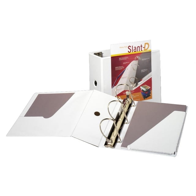 Cardinal SuperStrength ClearVue Locking Slant-D Ring Binder, 5