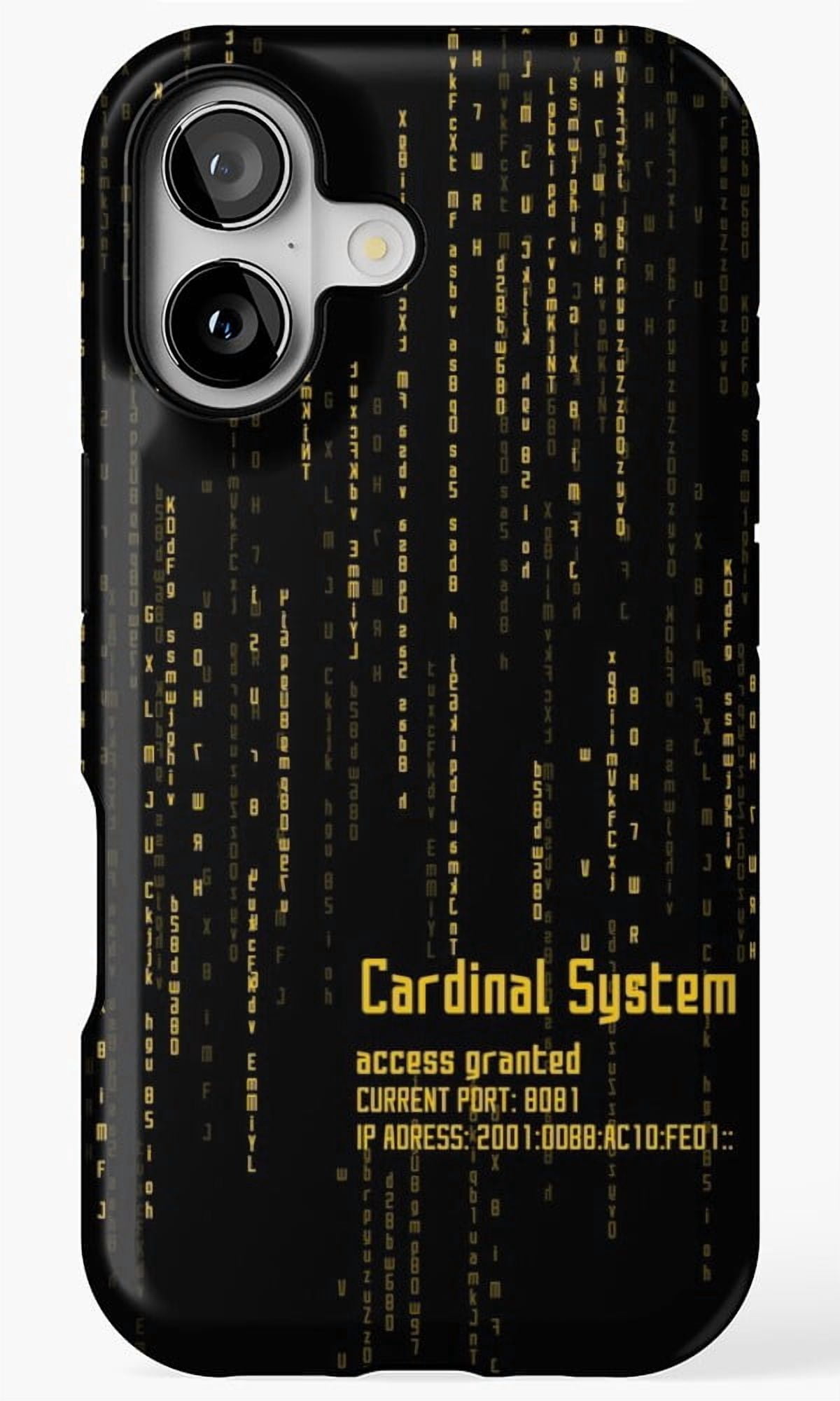 Cardinal System SAO Anime Game Art Phone Case for iPhone 17 16 15 14 13 ...