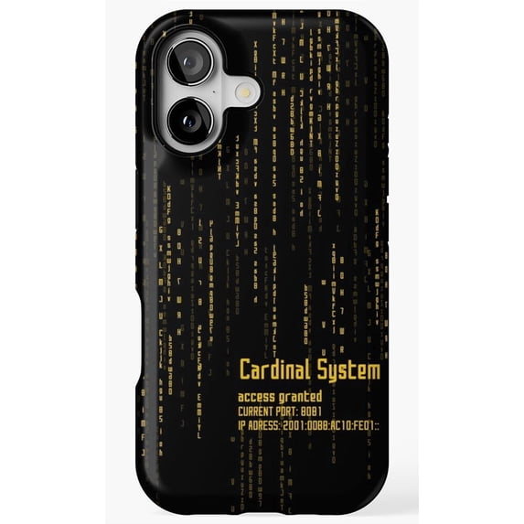 Cardinal System SAO Anime Game Art Phone Case for iPhone 17 16 15 14 13 ...