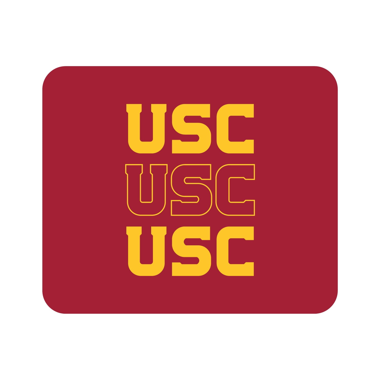 Cardinal USC Trojans Wordmark Logo Mouse Pad - Walmart.com