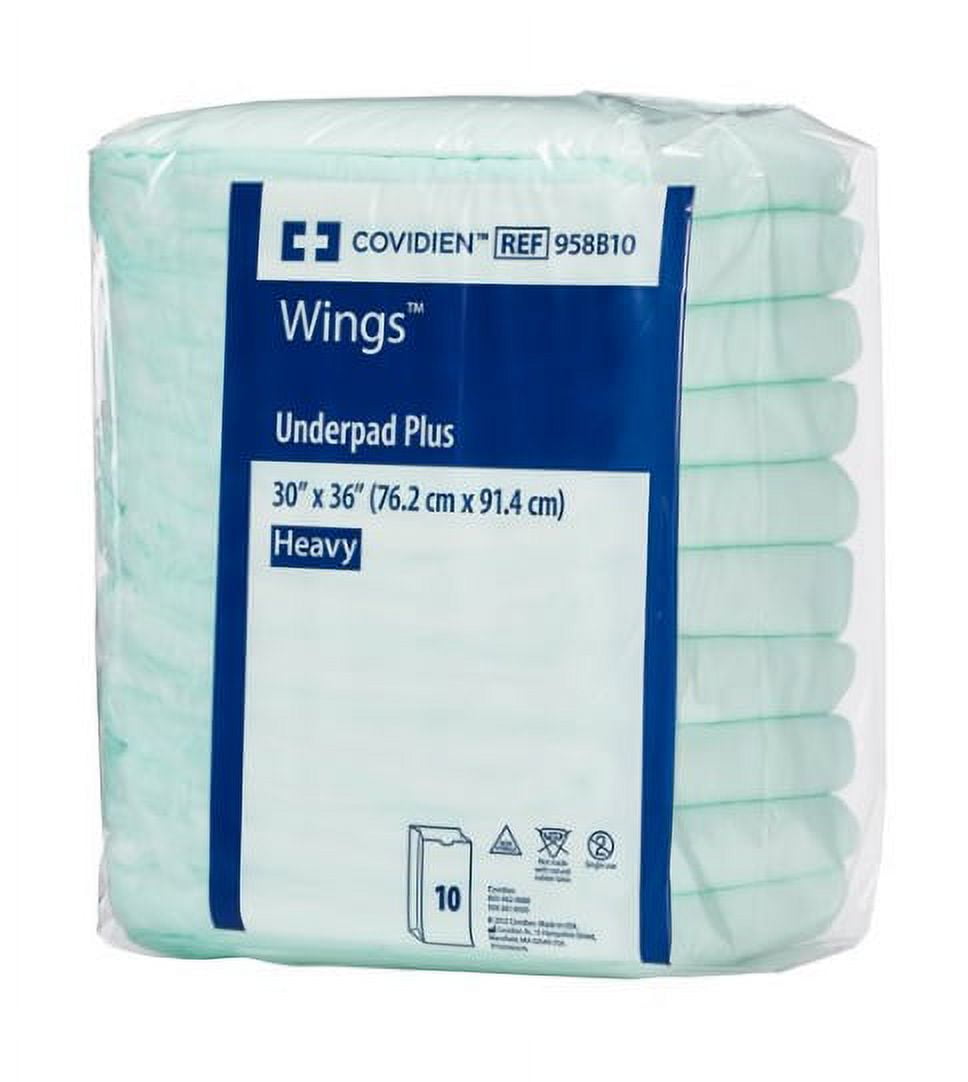 Cardinal Underpad Wings 30 X 36 Inch Disposable Fluff / Polymer Heavy ...