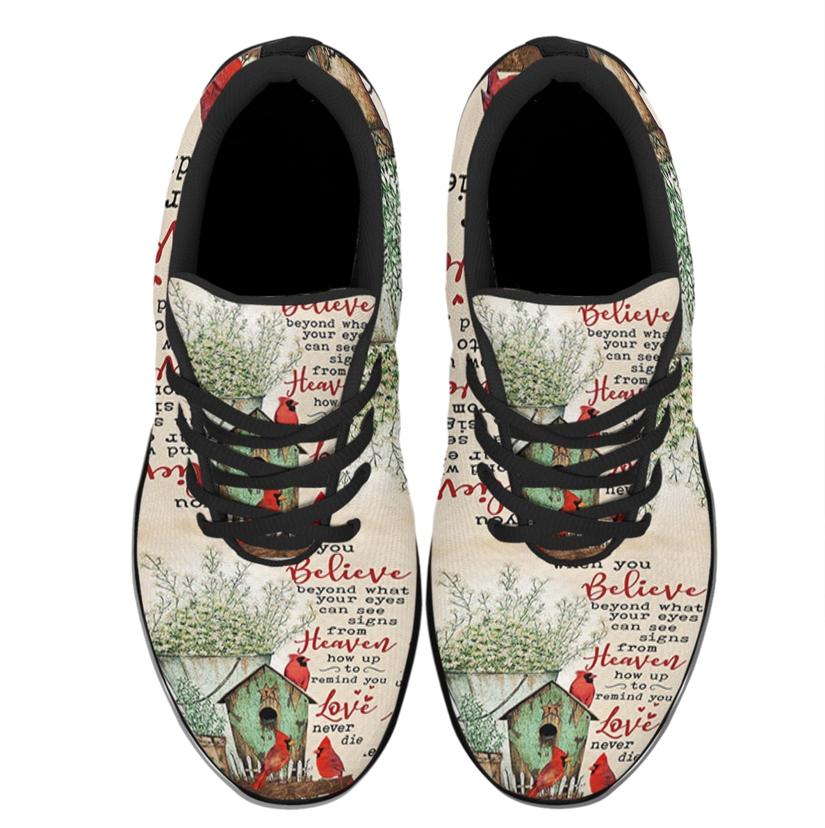 Cardinal When You Believe Shoes Women's Fashion Sneakers Tennis Running ...