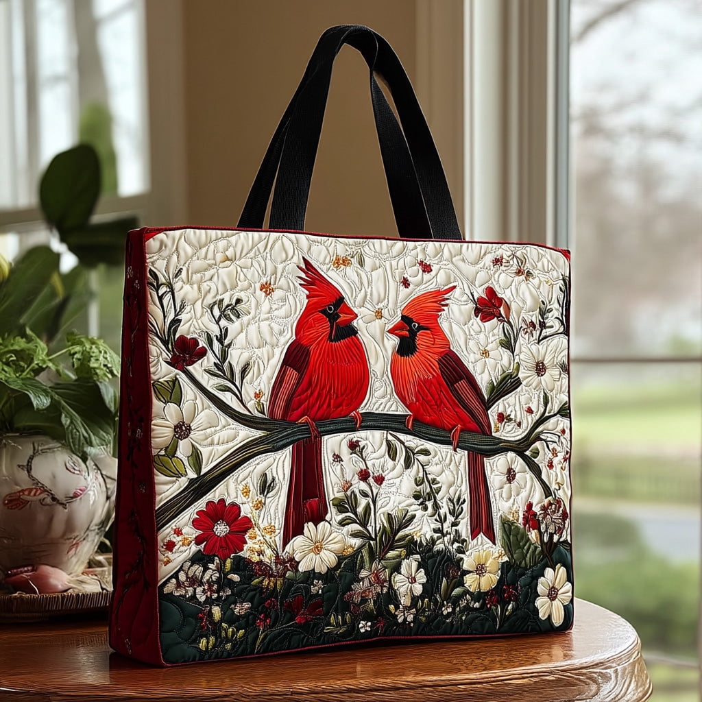 Cardinal Whispers Quilted Tote Bag - Walmart.com