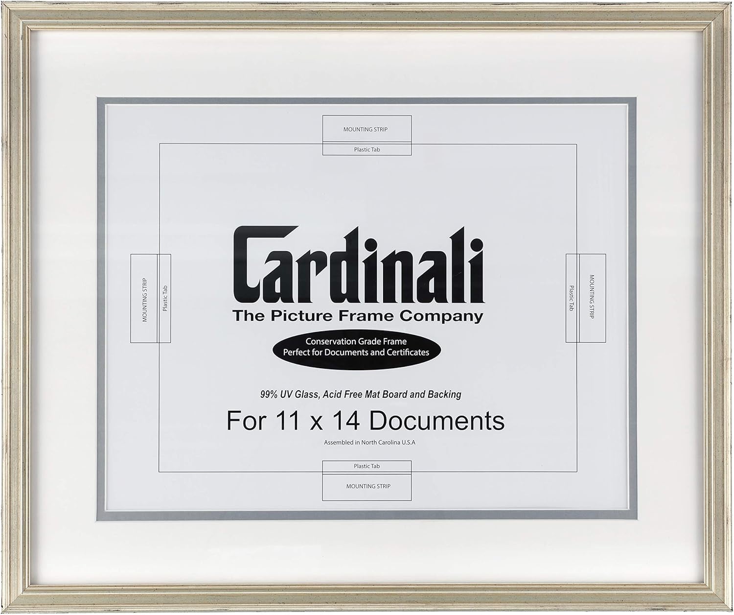 Cardinali Diploma Frame - Archival University College Graduation High ...