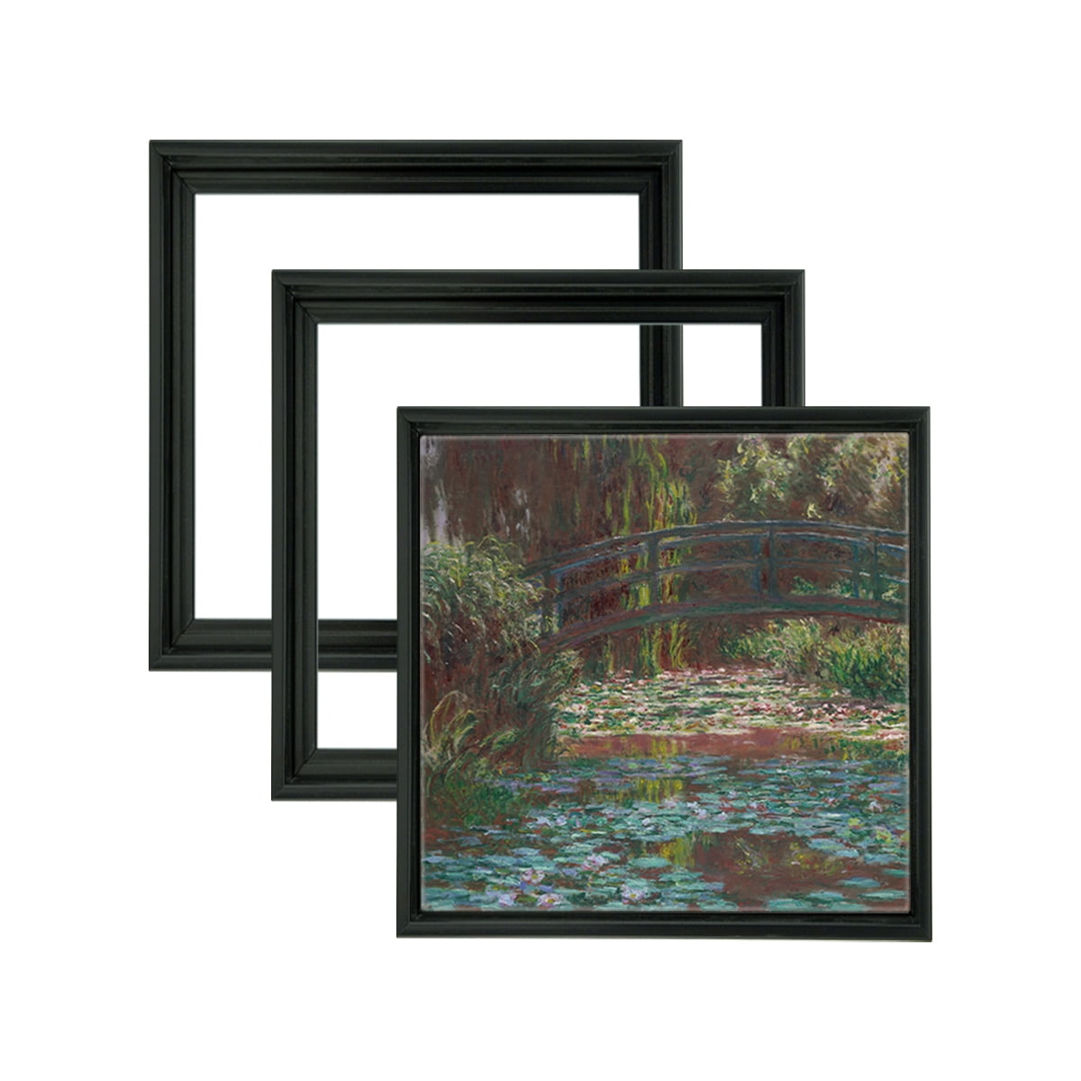 Cardinali Renewal Core Floater Frame, Black 12x12", 1 1/2" Deep, 3 Pack ...