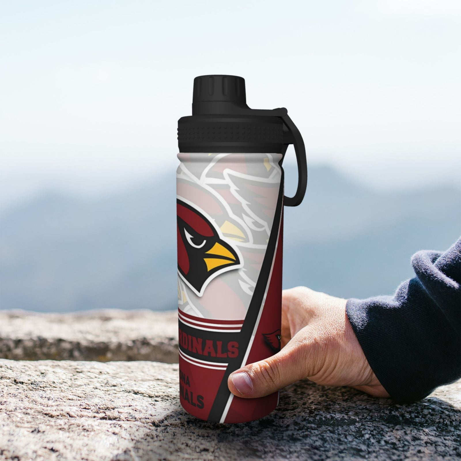 Cardinals 18OZ Sports Insulated Kettle Football Team Logo Print thermos ...