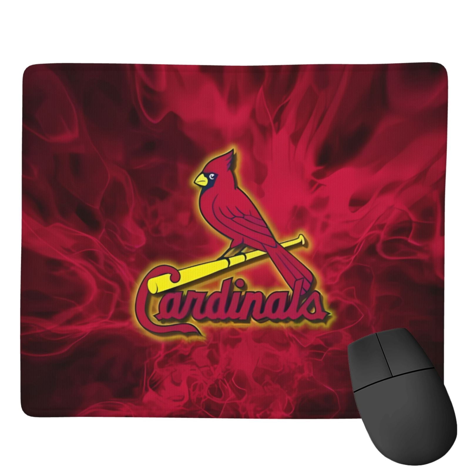 Cardinals Anti-Slip Rubber Mouse Pad Baseball Team Pattern Printed ...