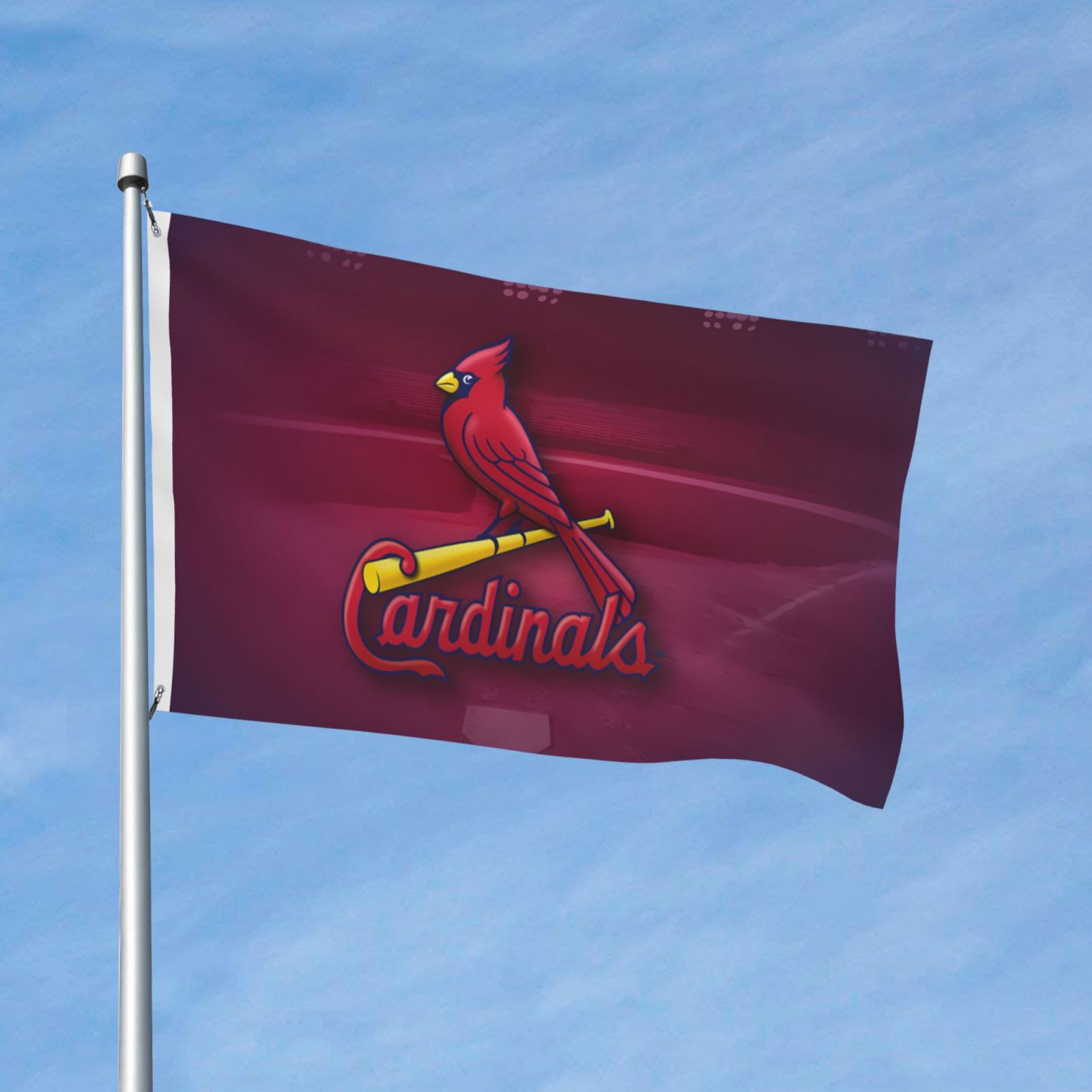 Cardinals Baseball Team 3x5 ft Indoor and Outdoor Double Sided Flag ...