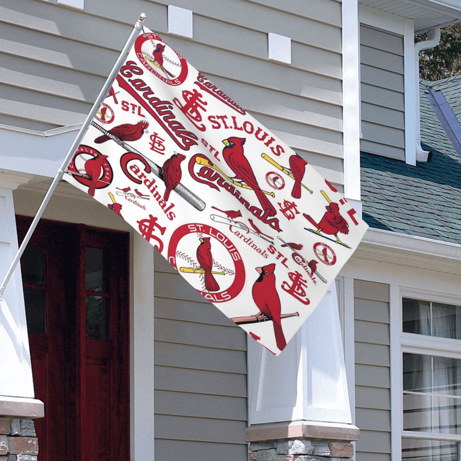 Cardinals Baseball Team Custom 3x5FT Polyester Flag, Easy to Install ...