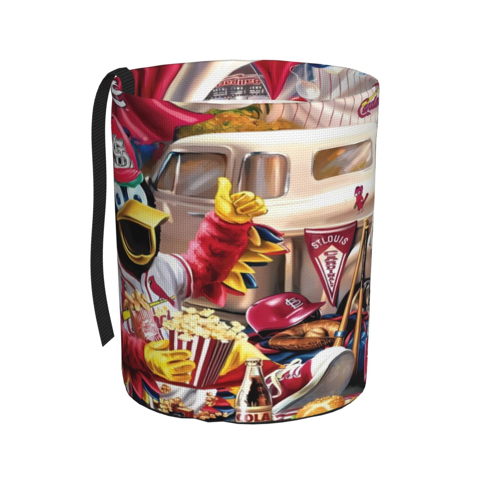 Cardinals Baseball Team Custom Car Trash Can, Mini Collapsible Pop-Up ...