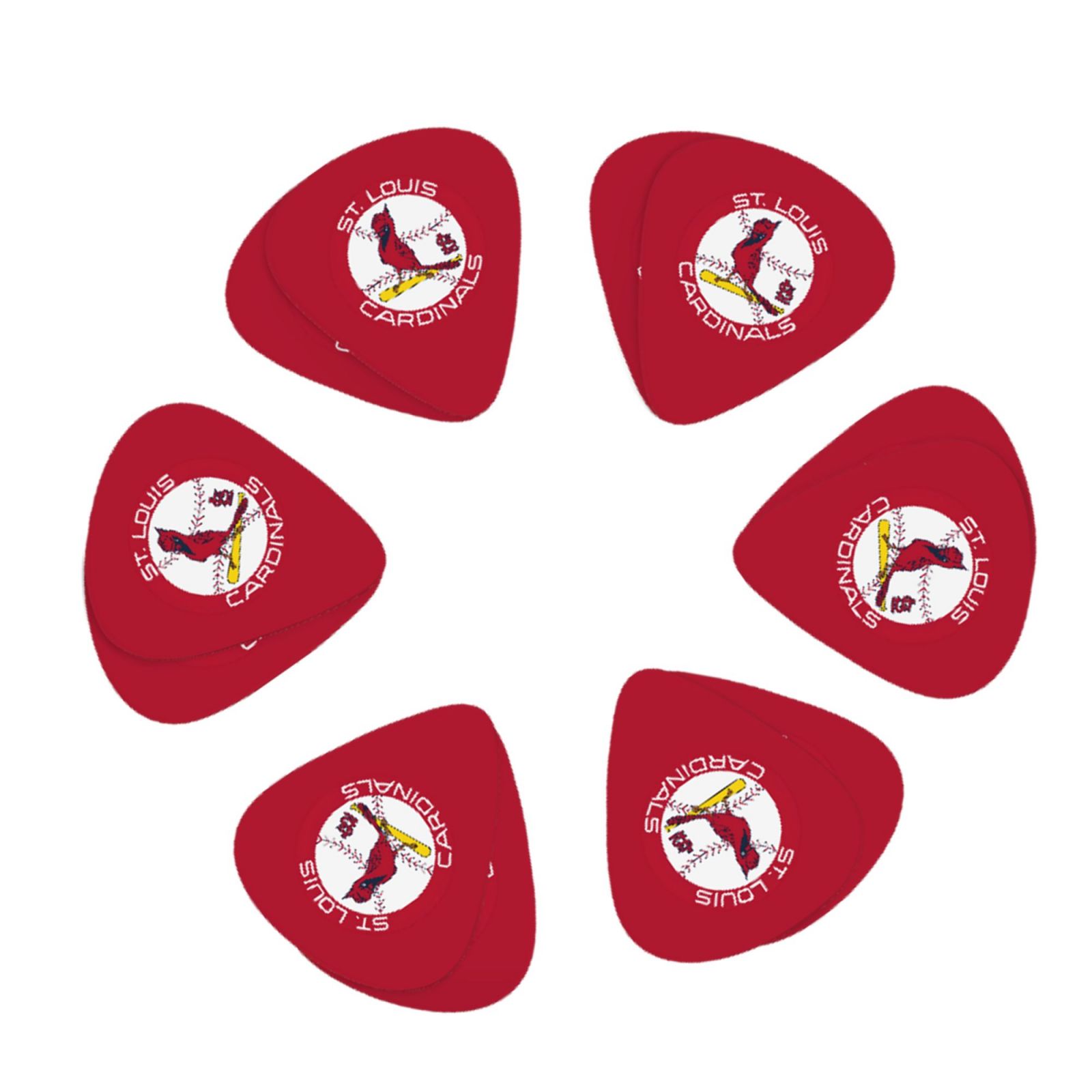 Cardinals Baseball Team Custom Pick Set Ultimate Guitar Pick Value Pack ...
