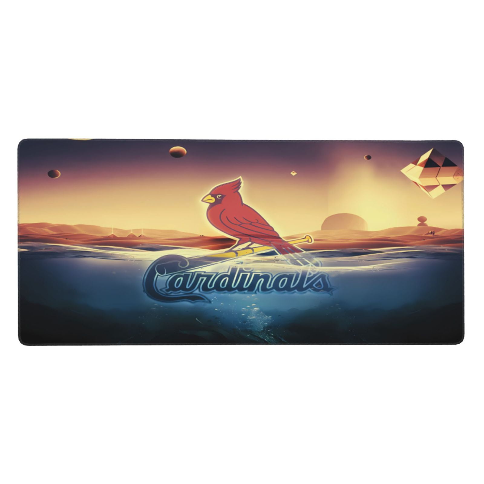 Cardinals Baseball Team Custom Thick Keyboard Mat 16x35.5 Inch, Extra ...