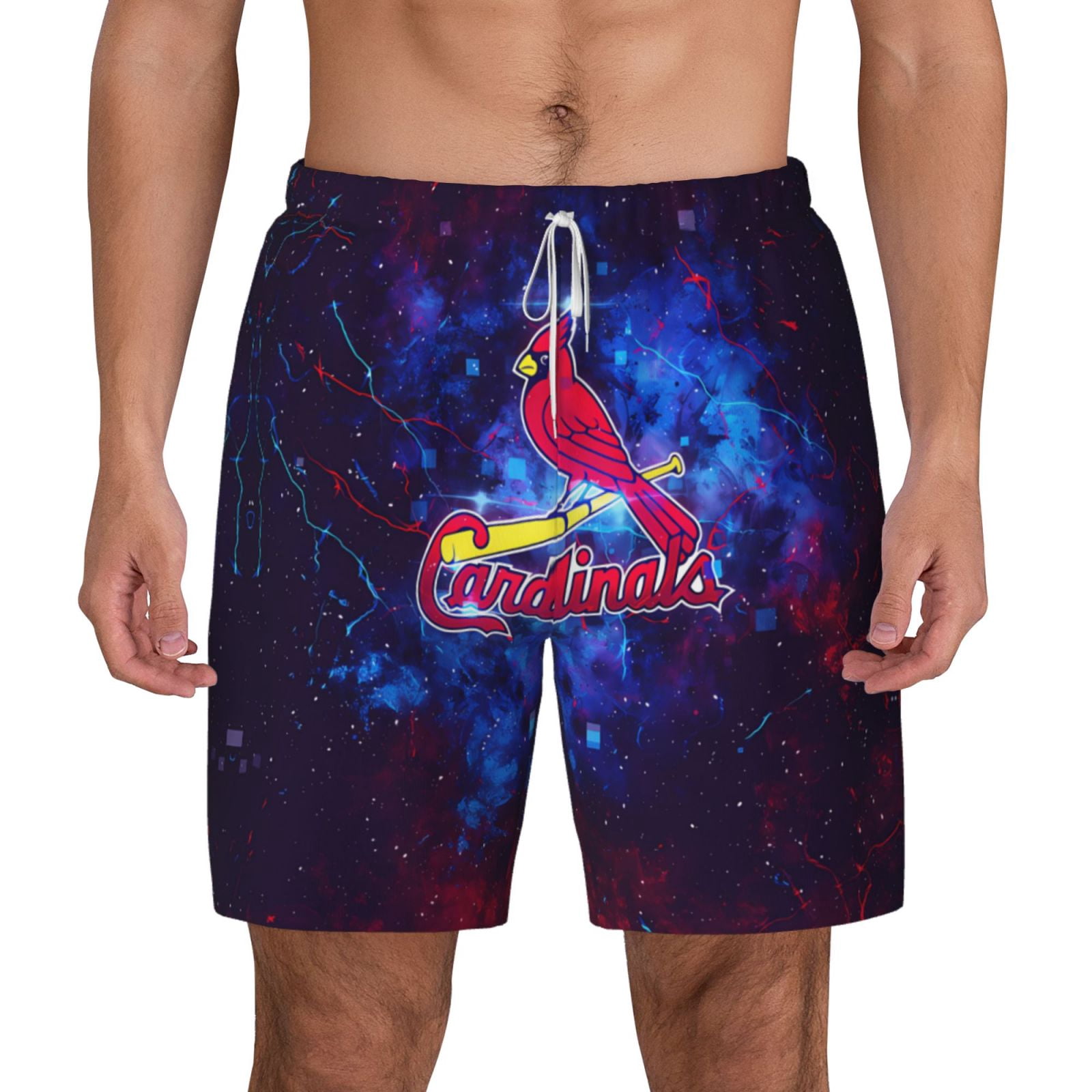 Cardinals Baseball Team Customized Men's Sports Double Layer Beach ...