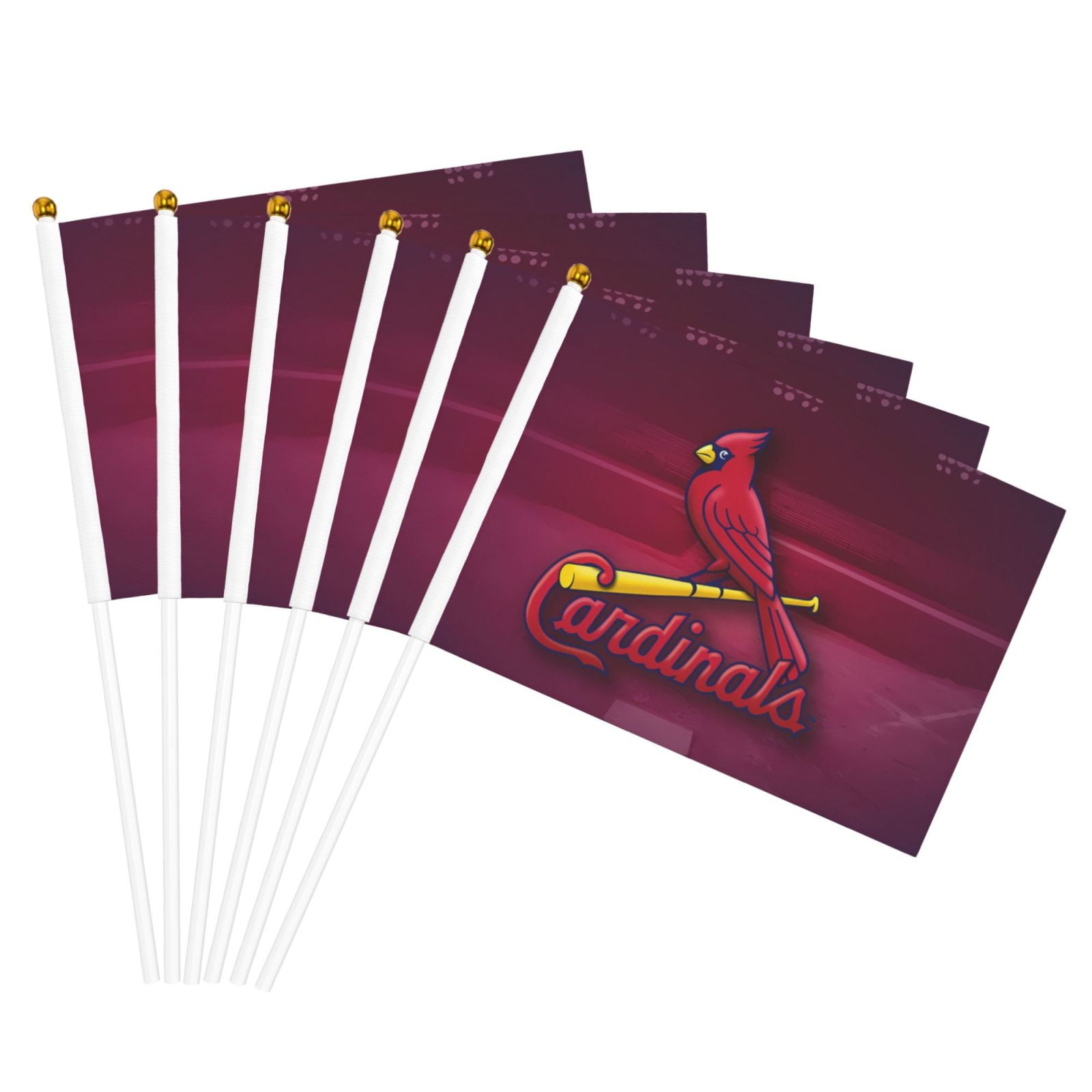 Cardinals Baseball Team Double Sided Hand Waving Flag, Spectator Hand ...