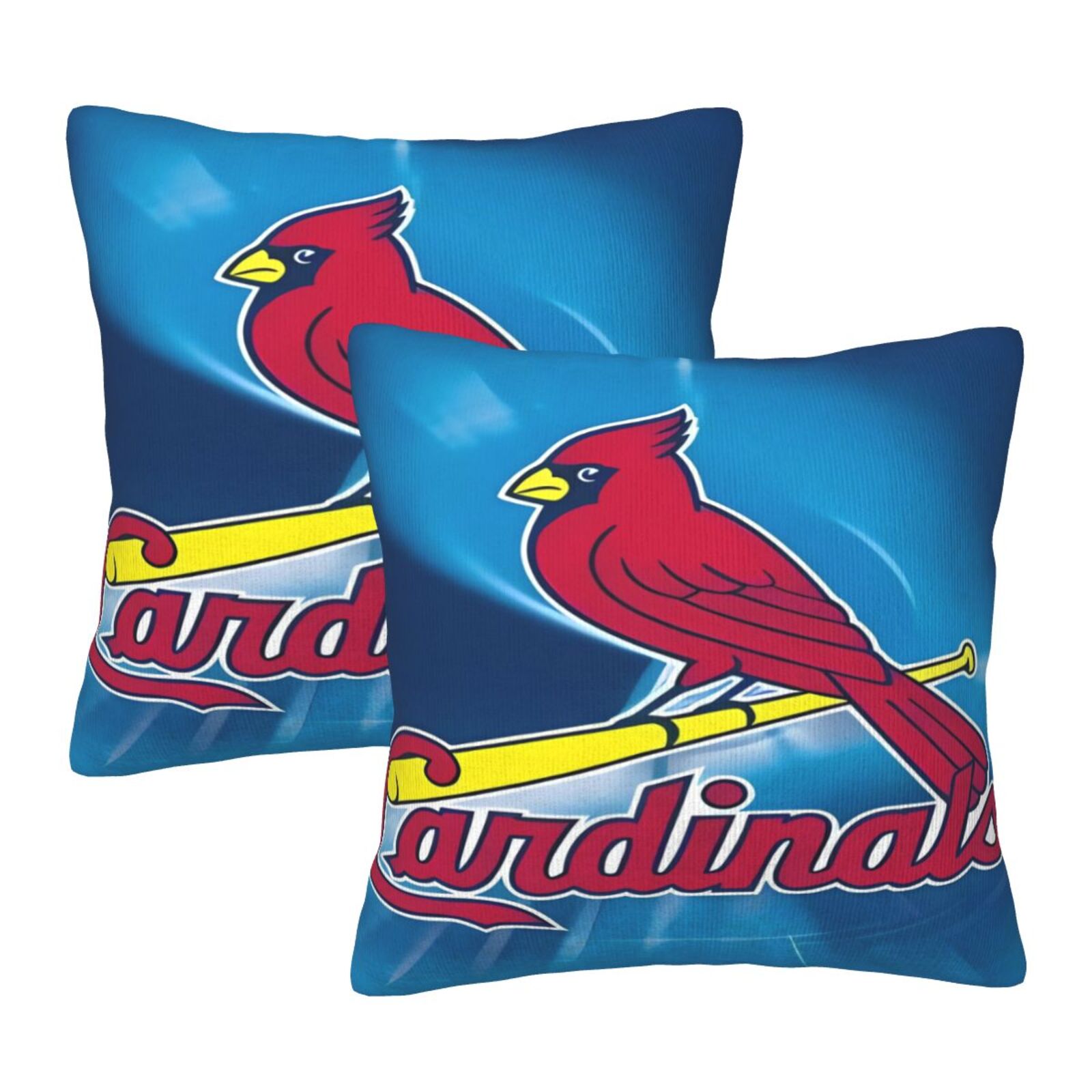 Cardinals Baseball Team Double Sided Plush Pillow Cover (2 Pack), Sofa ...