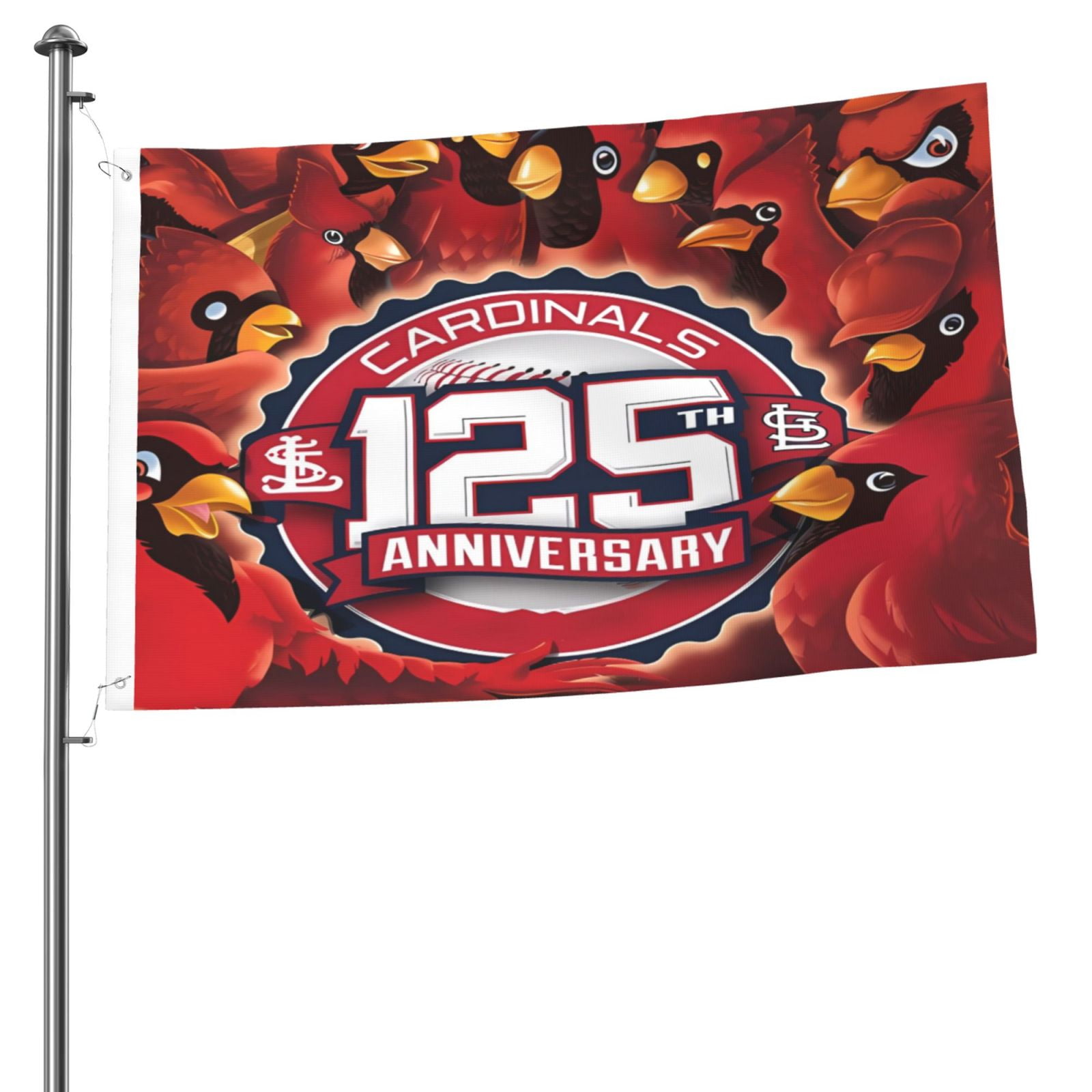 Cardinals Baseball Team Garden Flag Indoor Outdoor Decoration Double ...