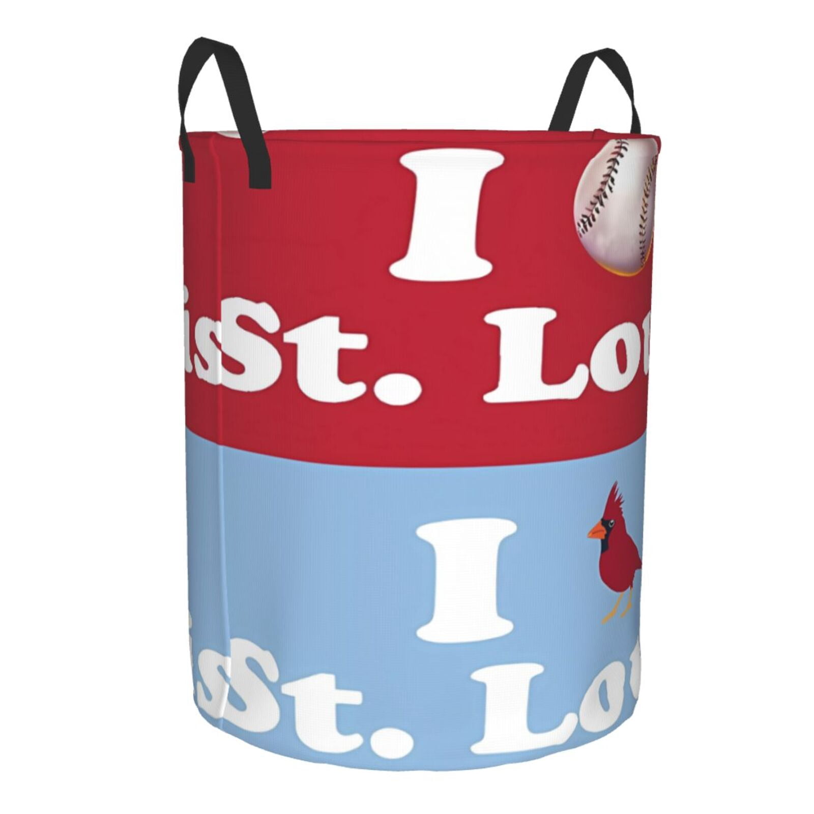 Cardinals Baseball Team Round Single Layer Laundry Basket, Cute Boys ...