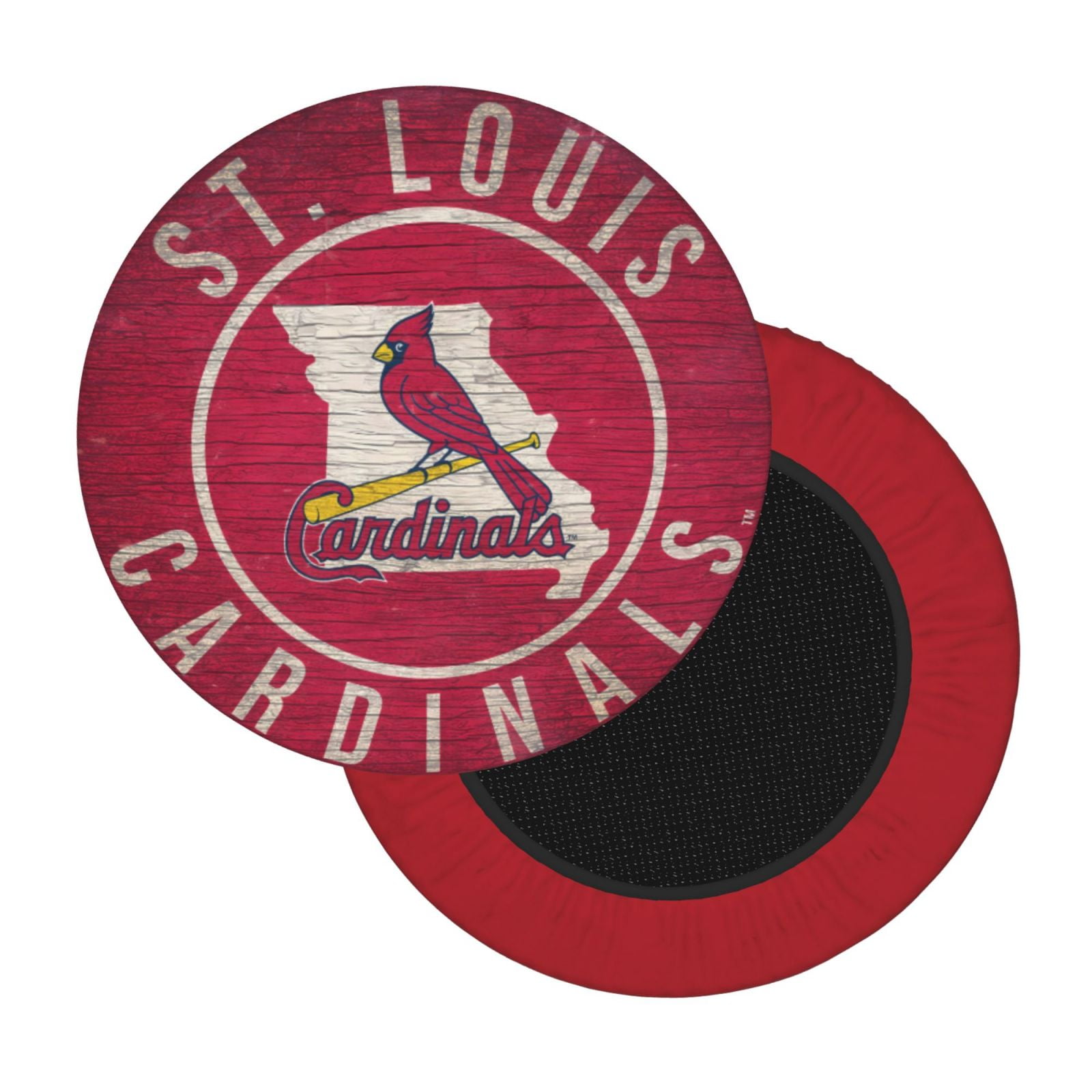 Cardinals Baseball Team Stretch Round Bar Stool Cover, Soft And ...