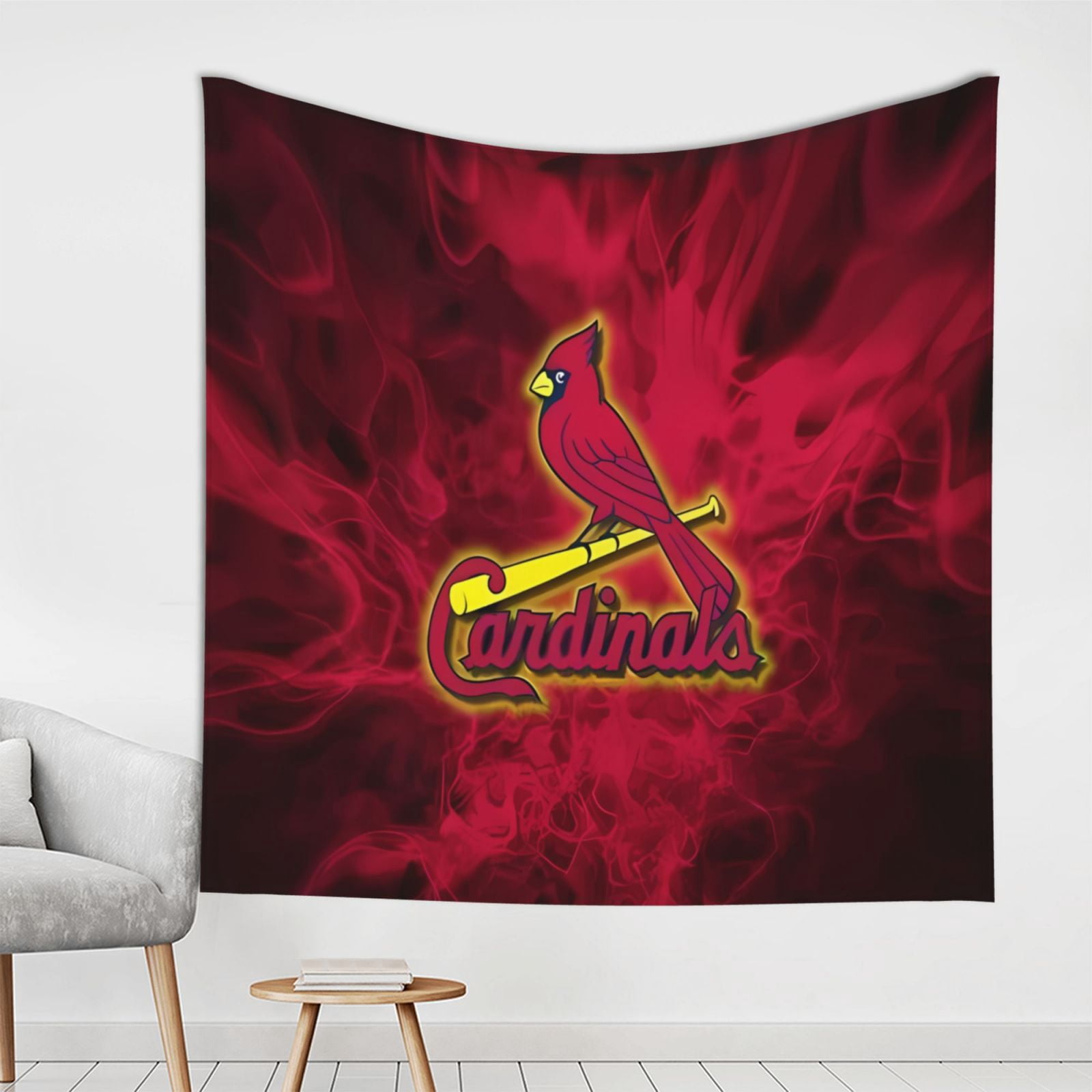 Cardinals Baseball Team Themed Wall Hanging 59x59 Inches, Luxurious ...