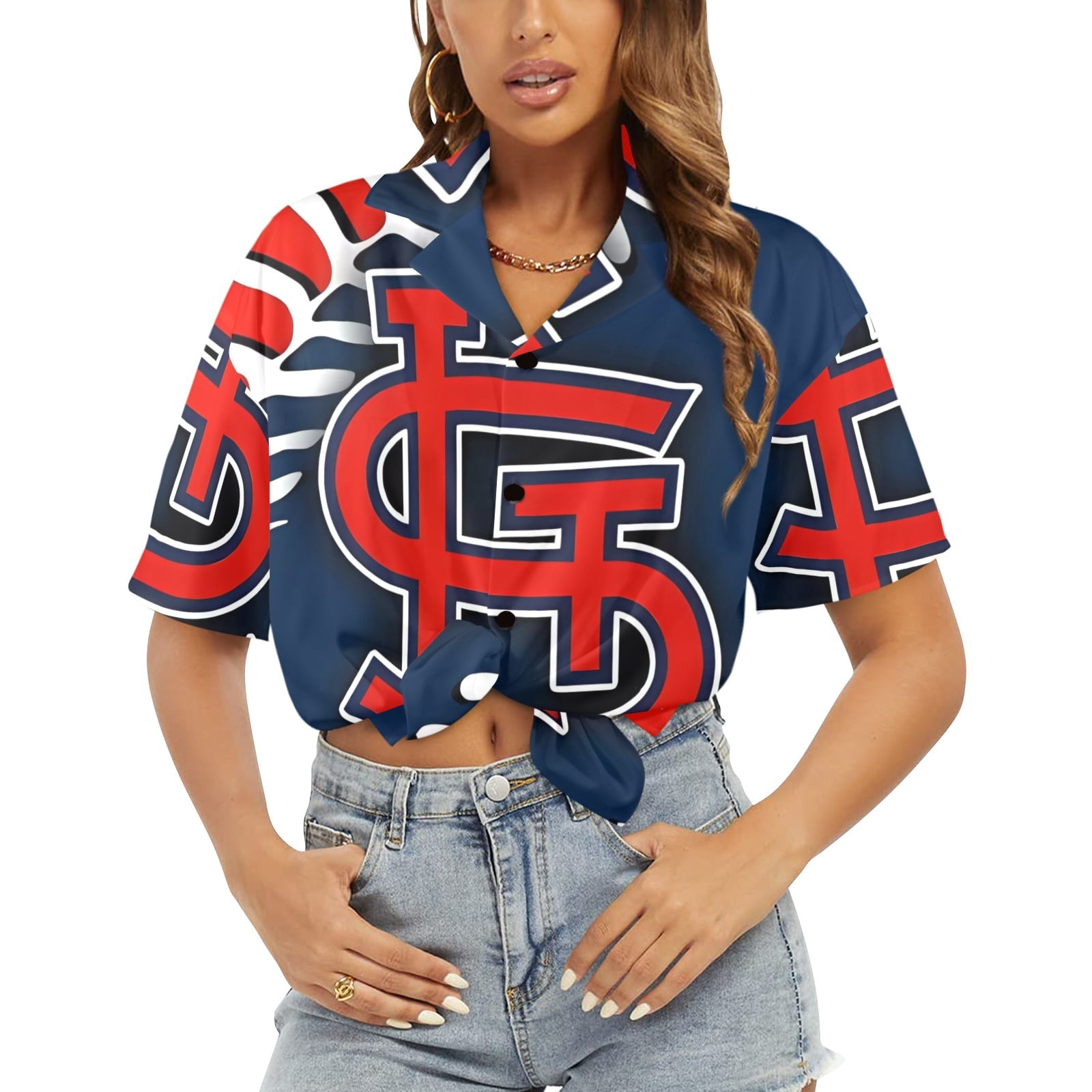Cardinals Baseball Team Women's Summer Tops Short Sleeve Shirts Soft ...