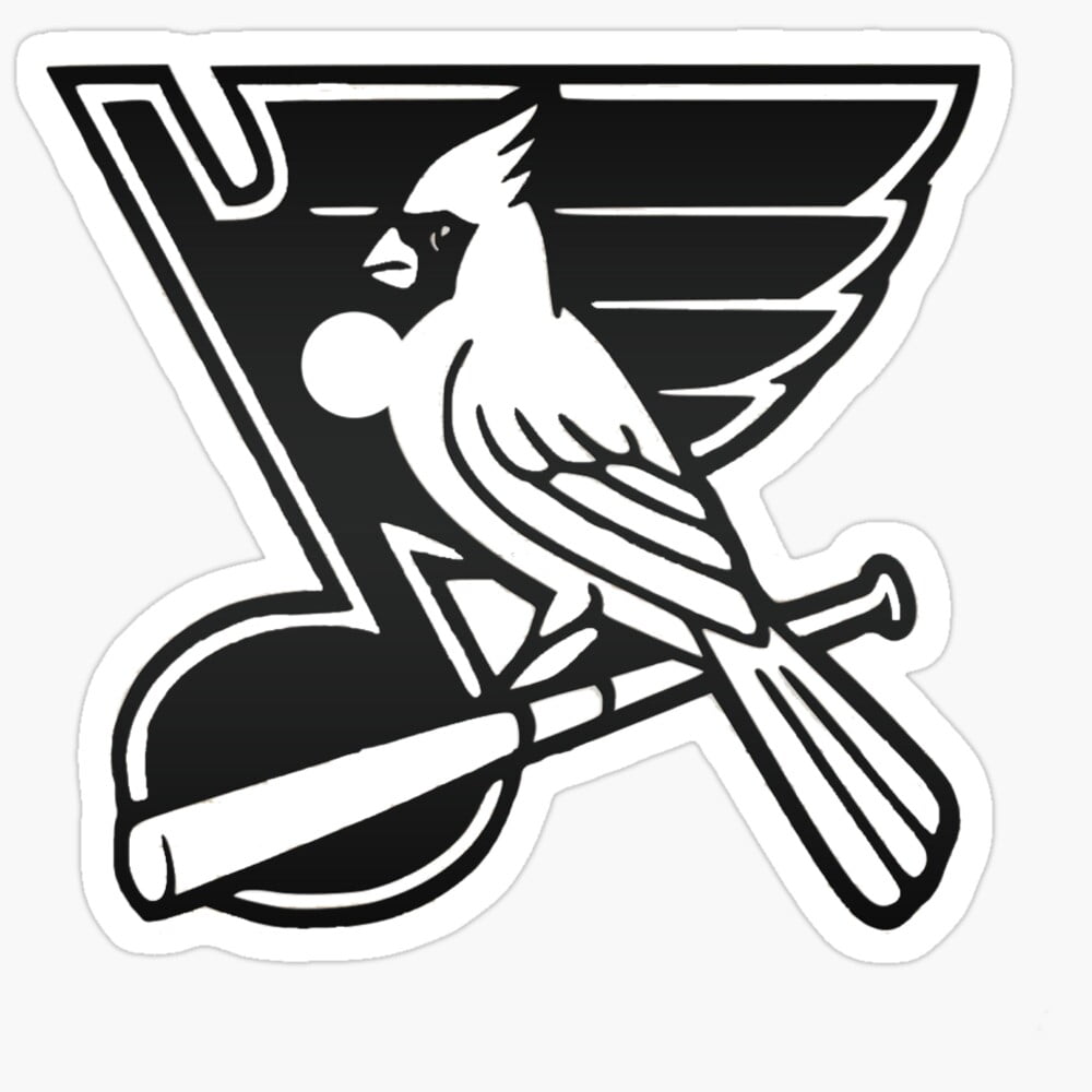 Cardinals And Blues Sticker Baseball Sticker, Football Sticker ...