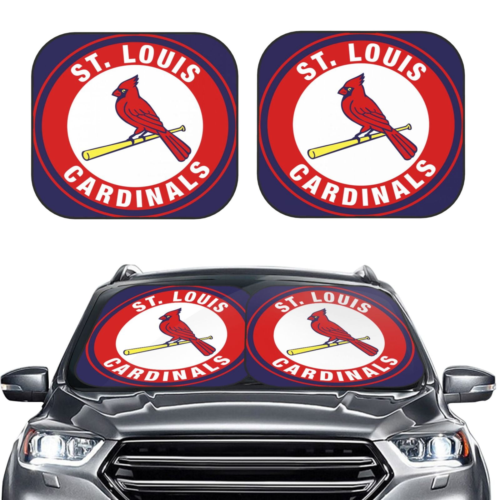 Cardinals Car Windshield Sun Shade Foldable Front Windshield Shade for ...