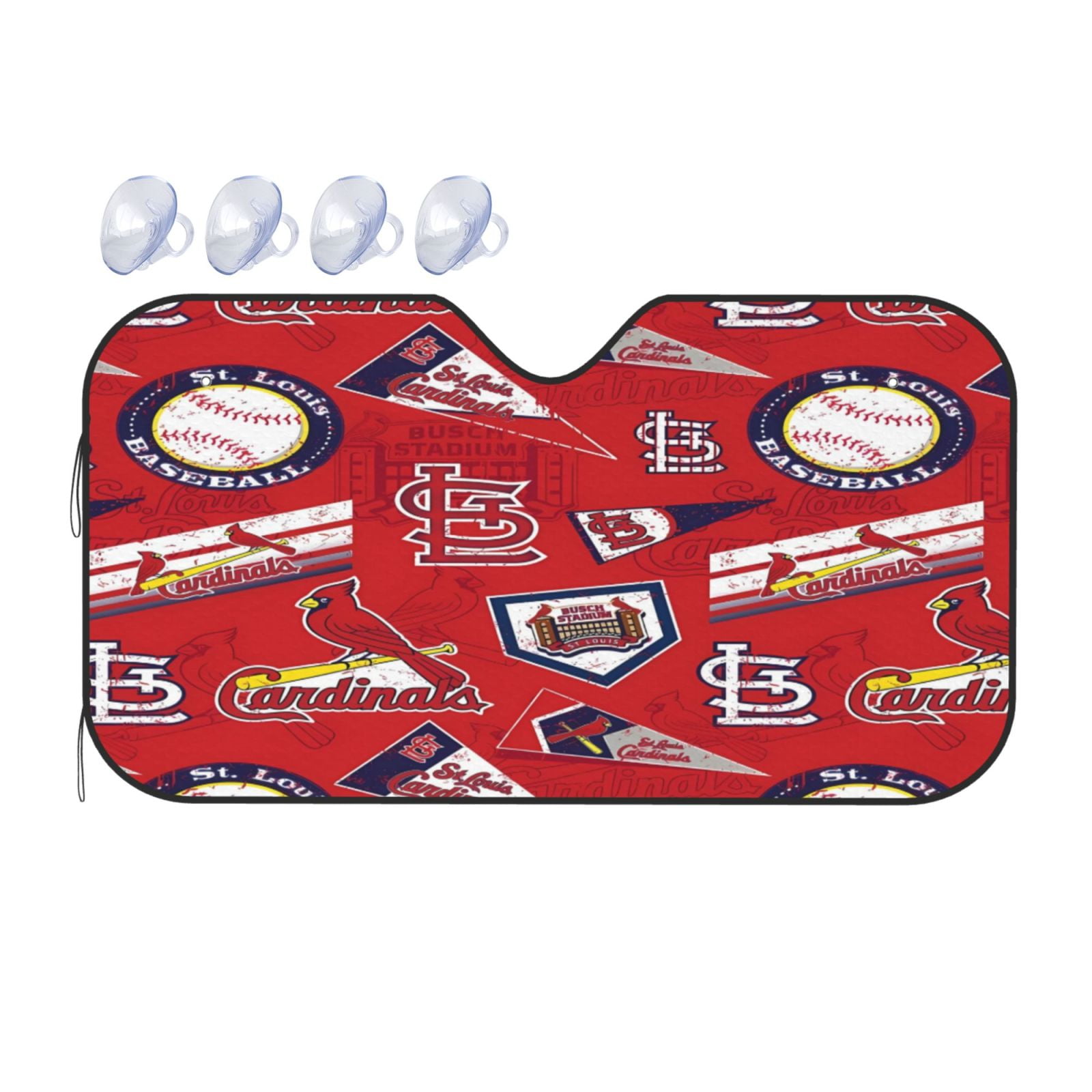 Cardinals Car Windshield Sun Shade Foldable Front Windshield Shade for ...