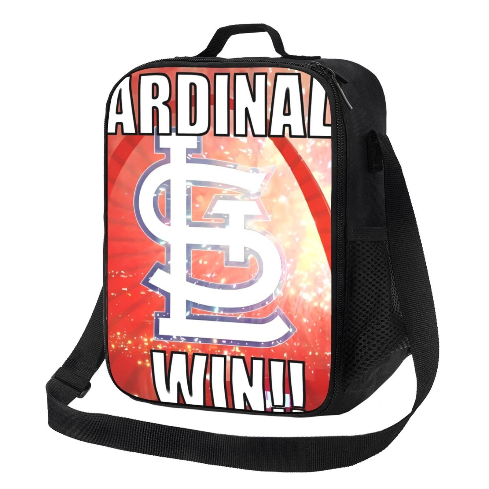 Cardinals Customized One Shoulder Lunch Tote Bag Leakproof Lunch Bag ...