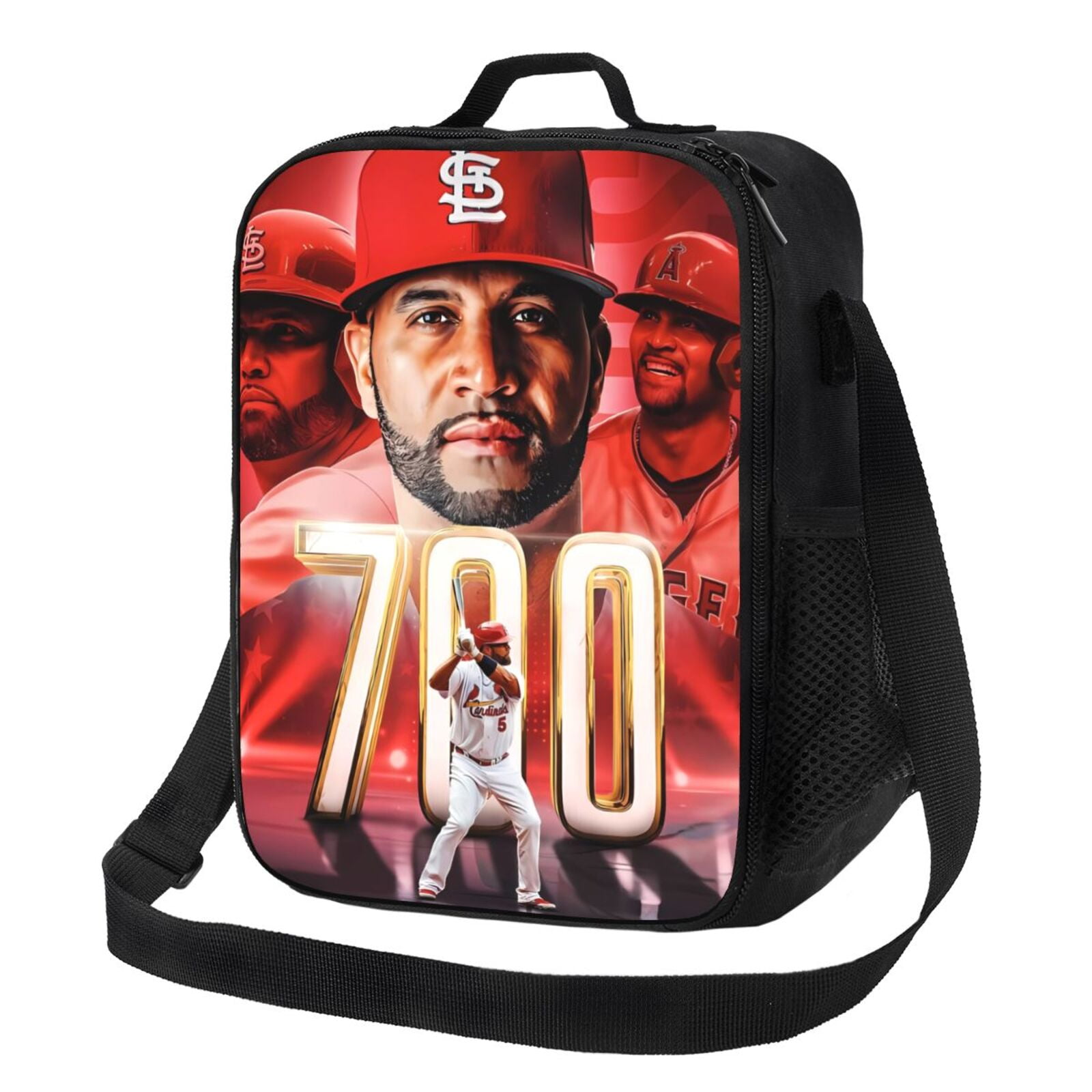 Cardinals Customized One Shoulder Lunch Tote Bag Leakproof Lunch Bag ...