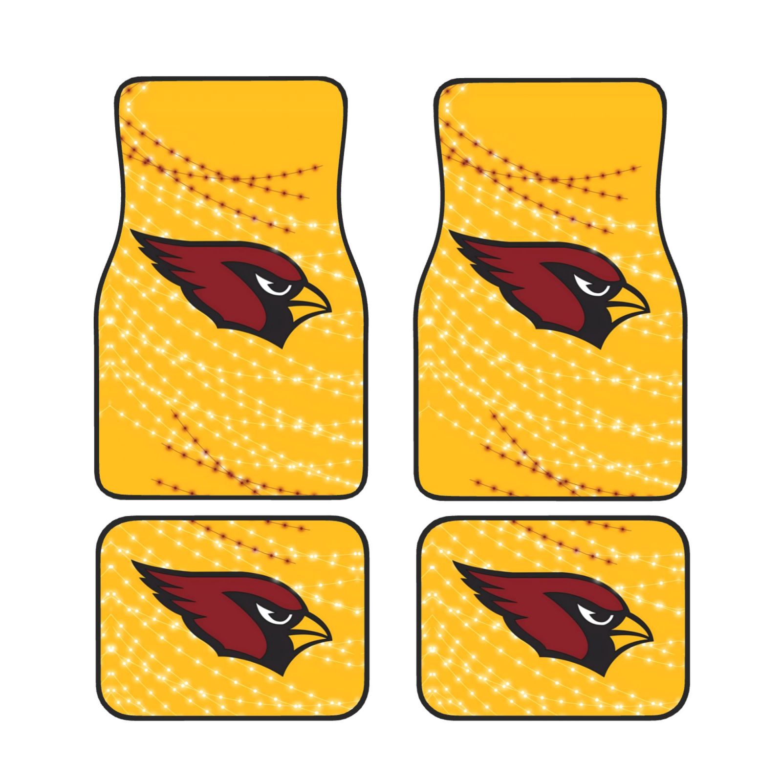 Cardinals Football Team Custom Car Floor Mats Set of 4 - Car Liners ...