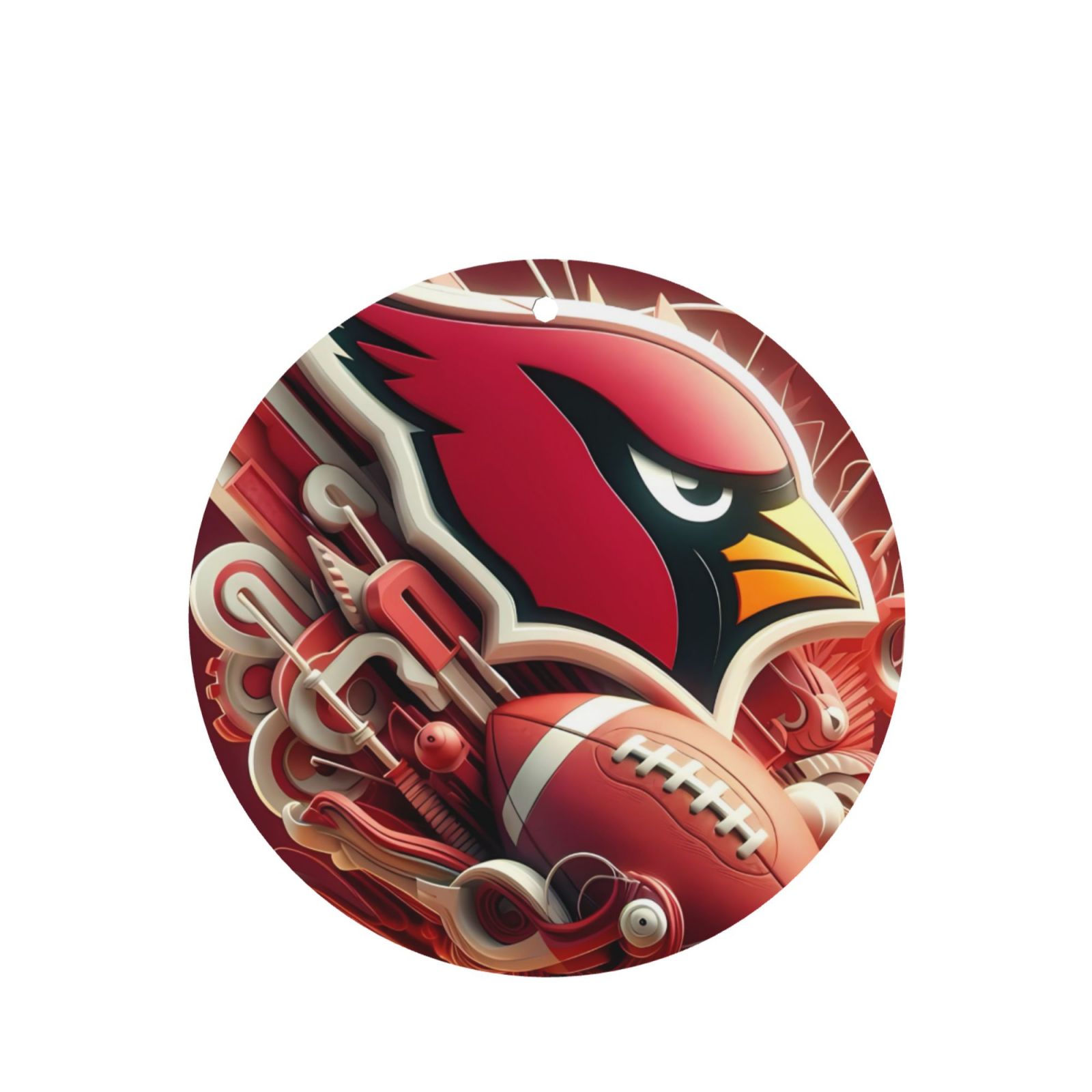 Cardinals Football Team Custom Round Fragrance Tablets with Lavender ...