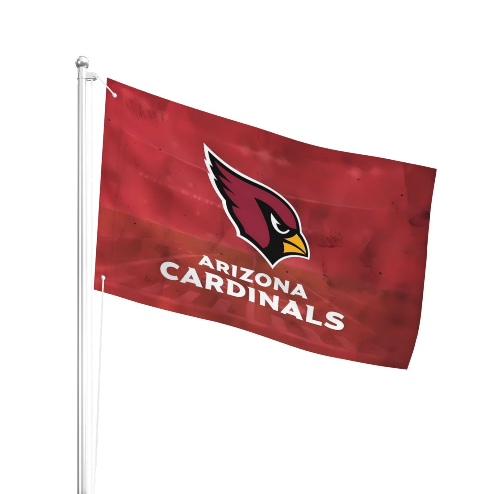 Cardinals Football Team Graphic 3-Ply Double Sided Flag 2x3ft in ...