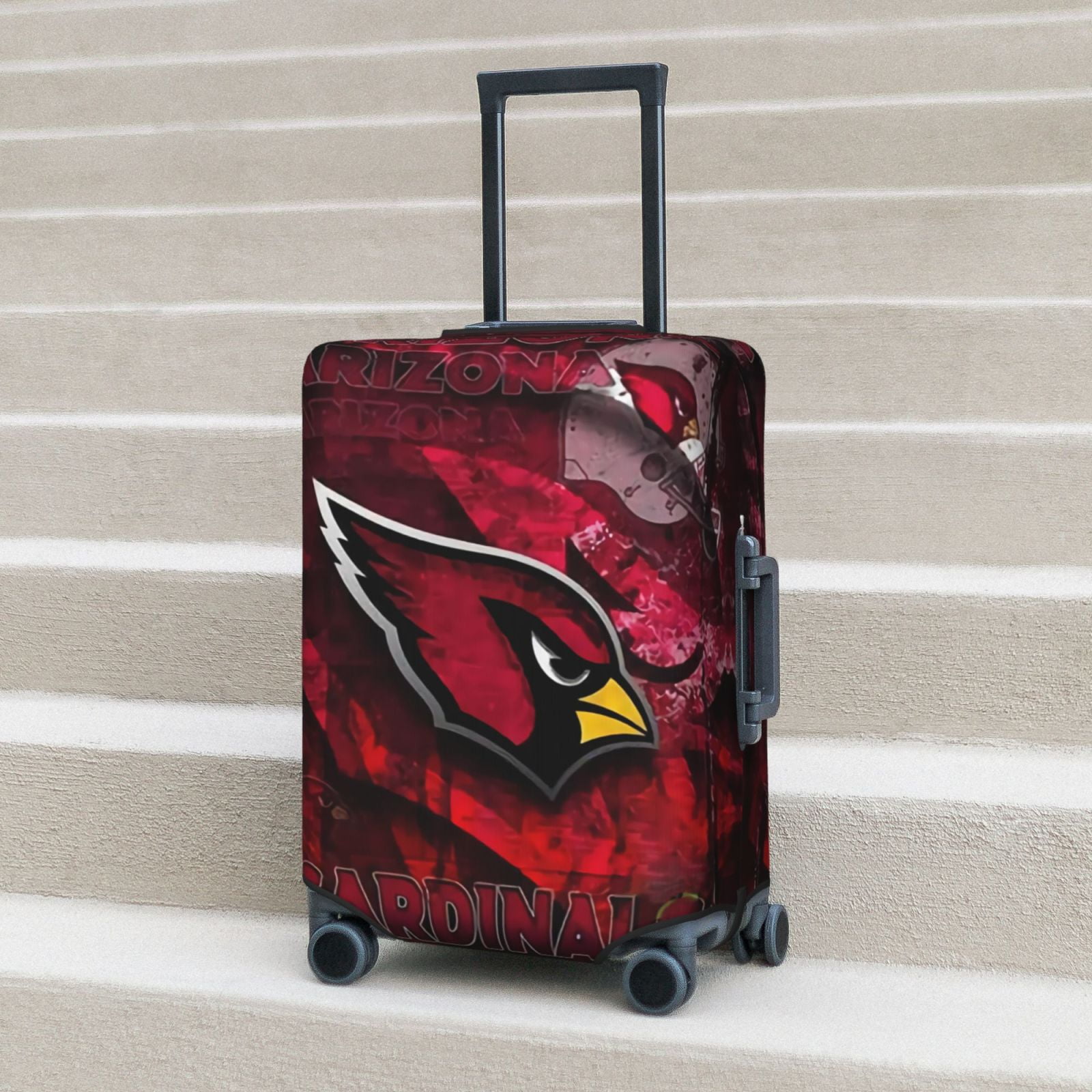 Cardinals Football Team Pattern Elastic Luggage Cover, Easy to Install ... Cardinals Football Team Pattern Elastic Luggage Cover, Easy to Install ...