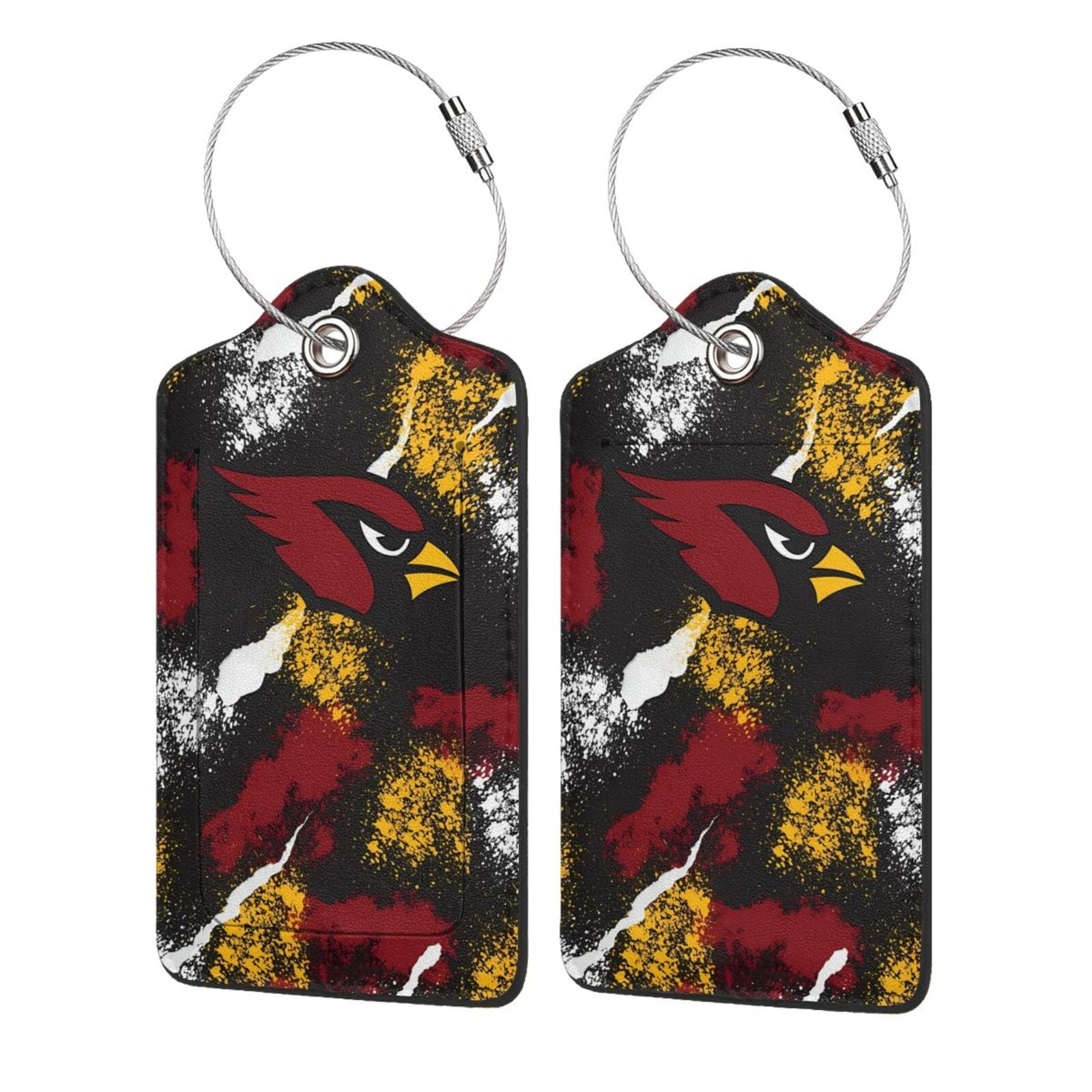 Cardinals Leather Luggage Tag Leather Suitcase Baggage Tags Luggage Tag ...